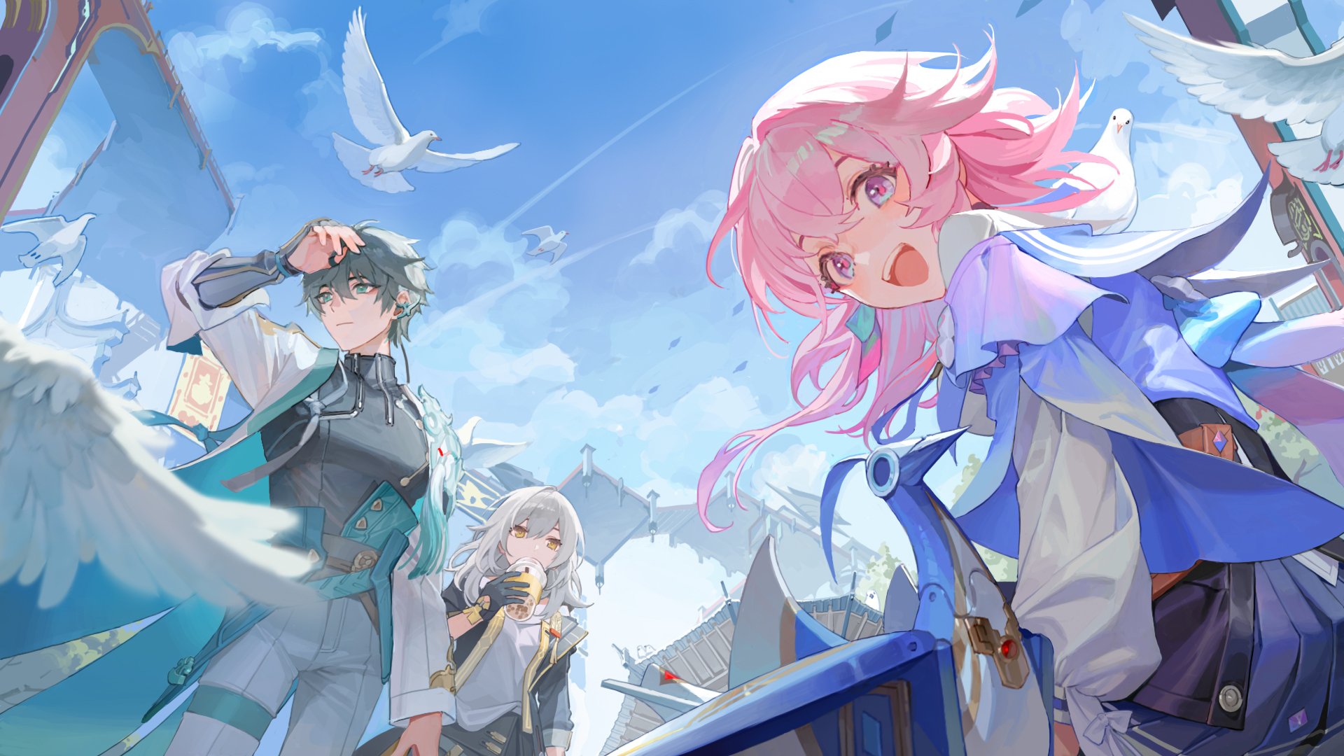 Download Dan Heng March 7th (Honkai: Star Rail) Video Game Honkai: Star Rail HD Wallpaper by ...