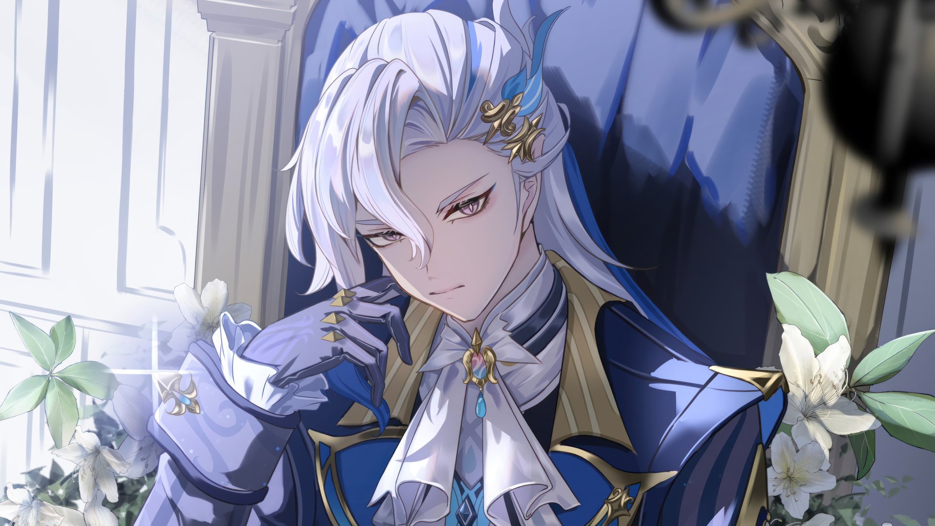 Genshin Impact Neuvillette HD Wallpaper by 胡宮