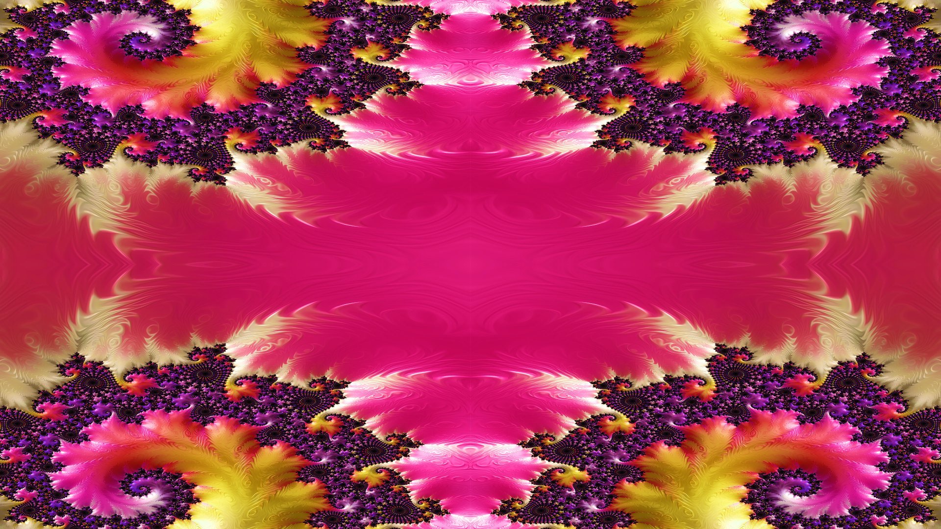 Trippy Psychedelic Fractal Wallpaper by Dr-Pen