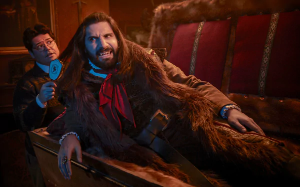 What We Do in the Shadows HD Wallpaper Featuring Kayvan Novak