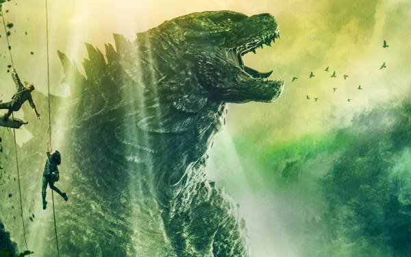 Monarch Legacy Monsters HD Wallpaper – Beast in the Storm by TextlessPoster