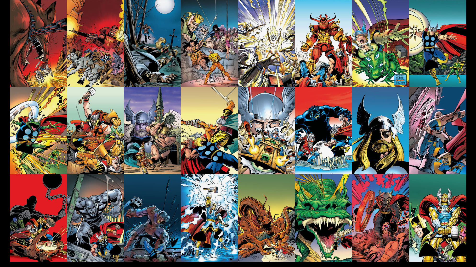 Download Comic Thor HD Wallpaper by Walt Simonson