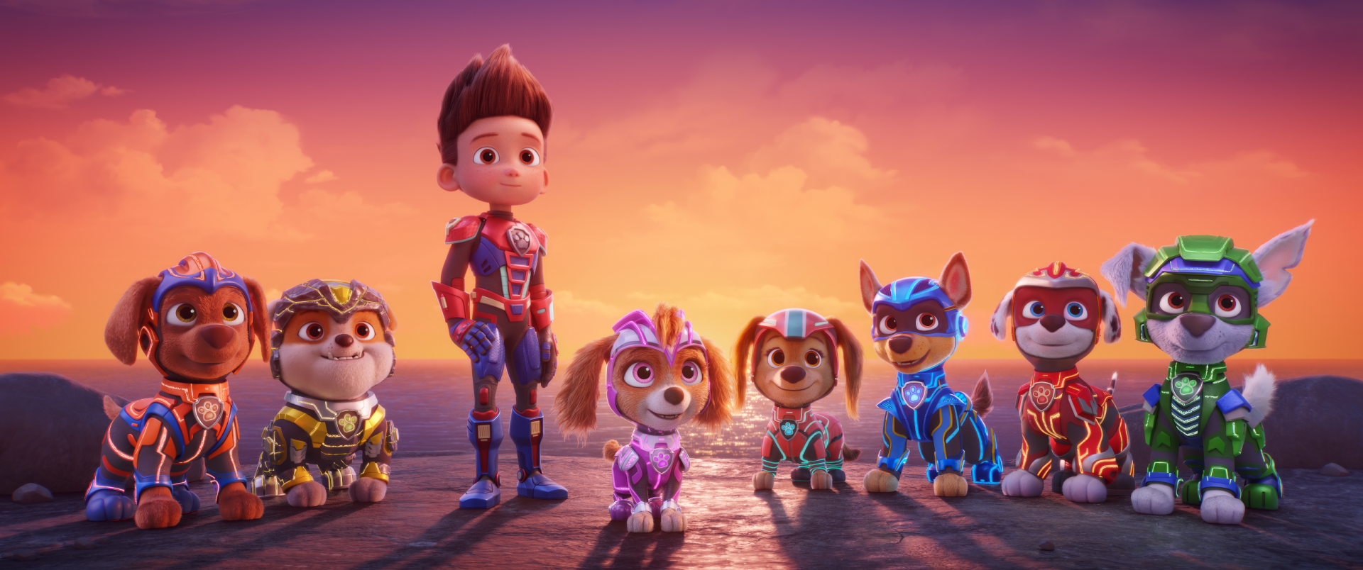 Mighty Pups Sunset Adventure - PAW Patrol HD Wallpaper