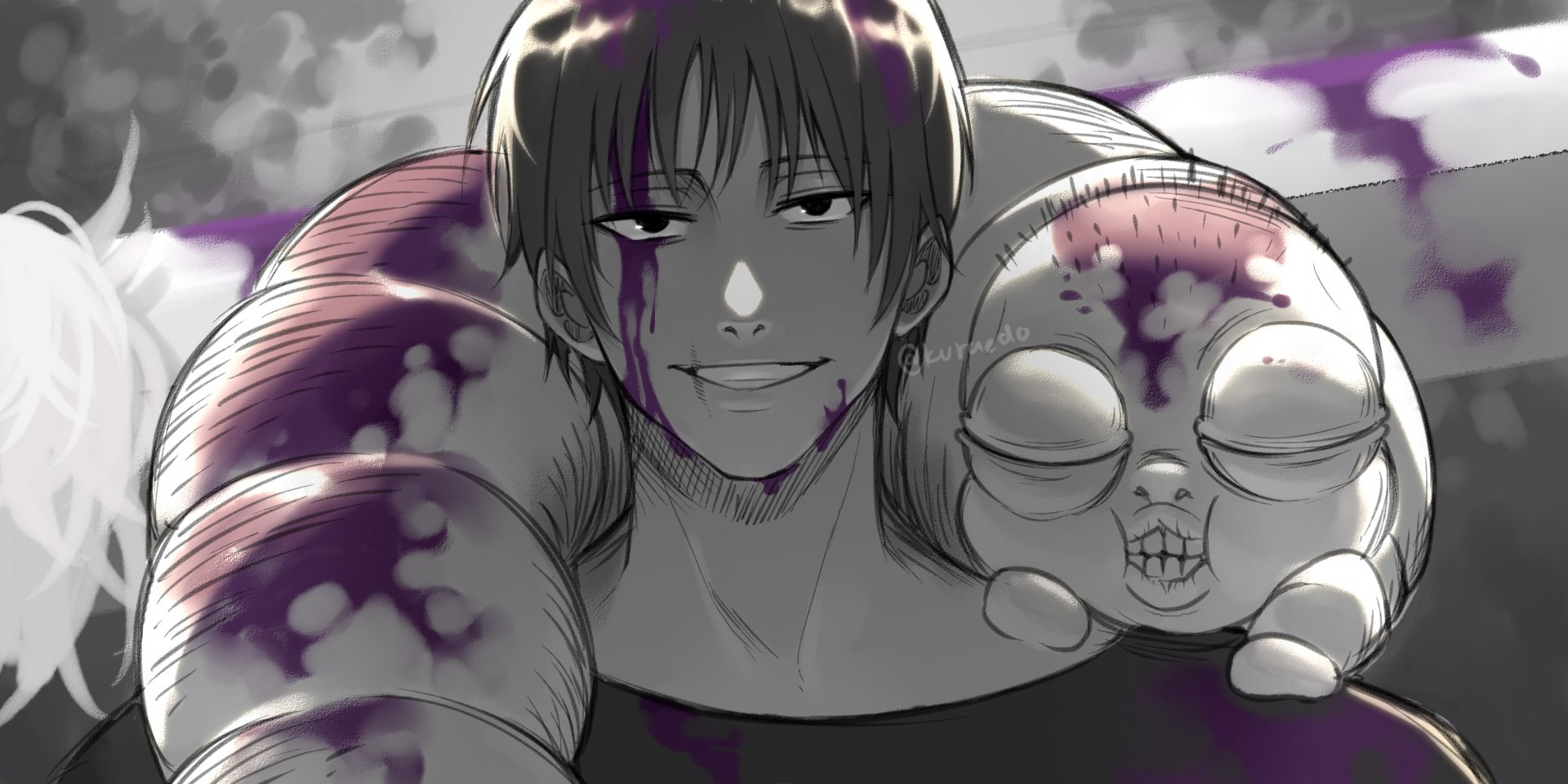 Toji Fushiguro HD Wallpaper – Jujutsu Kaisen Anime Vibes by Kuraedo