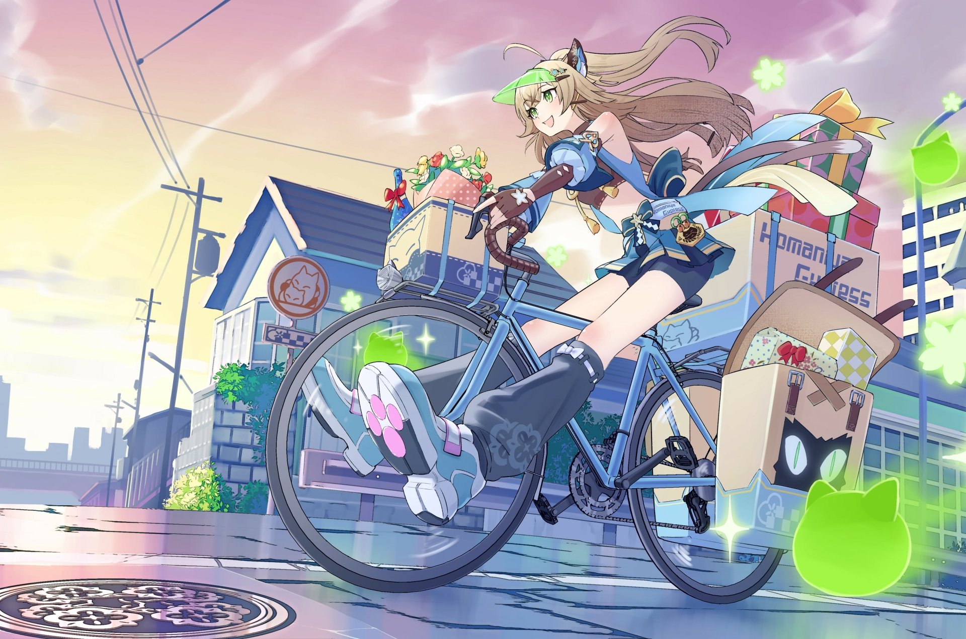 Kirara’s Urban Ride: Nekomimi Adventure in 4K Ultra HD by キョウ屋斎
