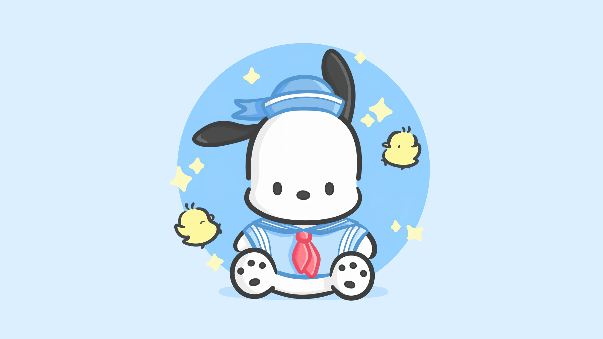 Pochacco Anime HD Wallpaper - Whimsical Desktop Background