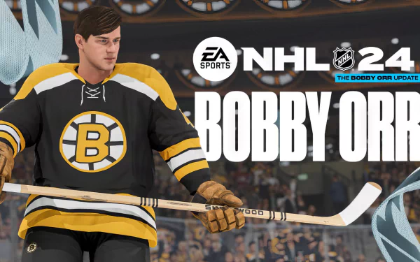 NHL 24 Game Action - High-Definition Ice Hockey Wallpaper