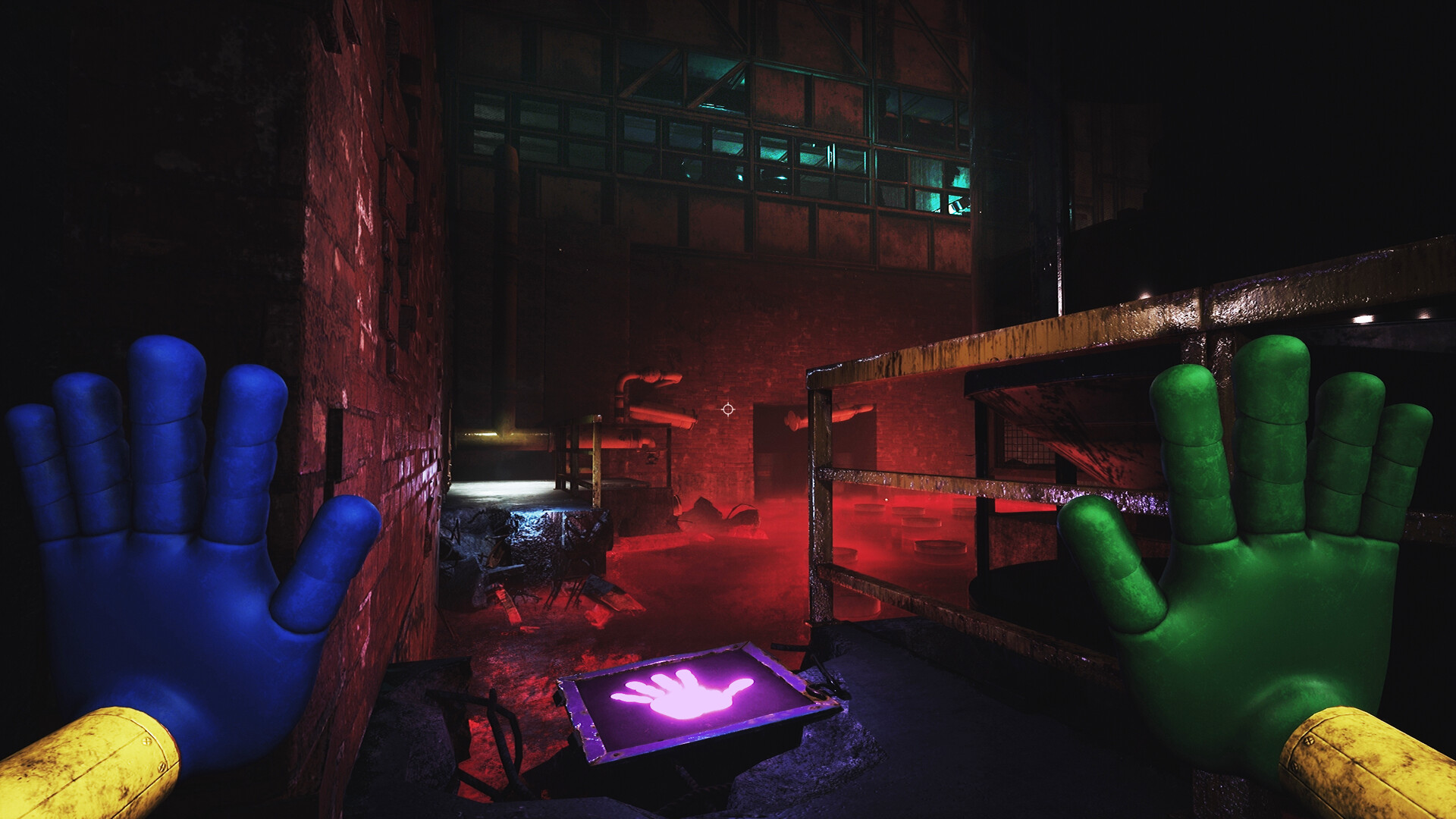 Poppy Playtime Game HD Wallpaper - Mysterious Factory Scene