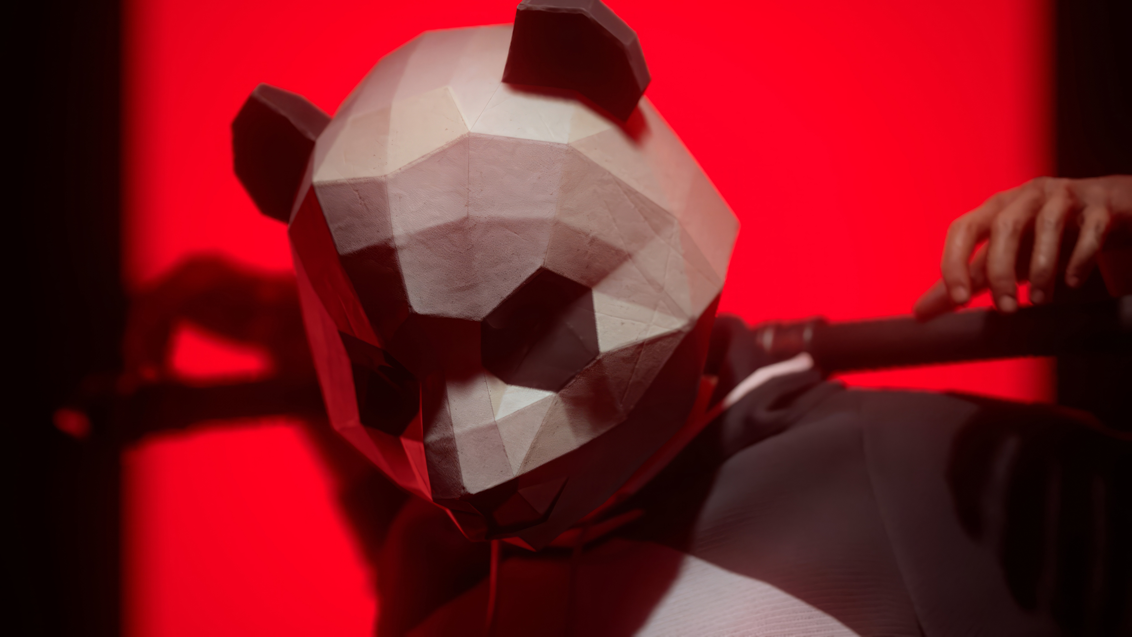 The Finals Game Panda Mask Character HD Wallpaper