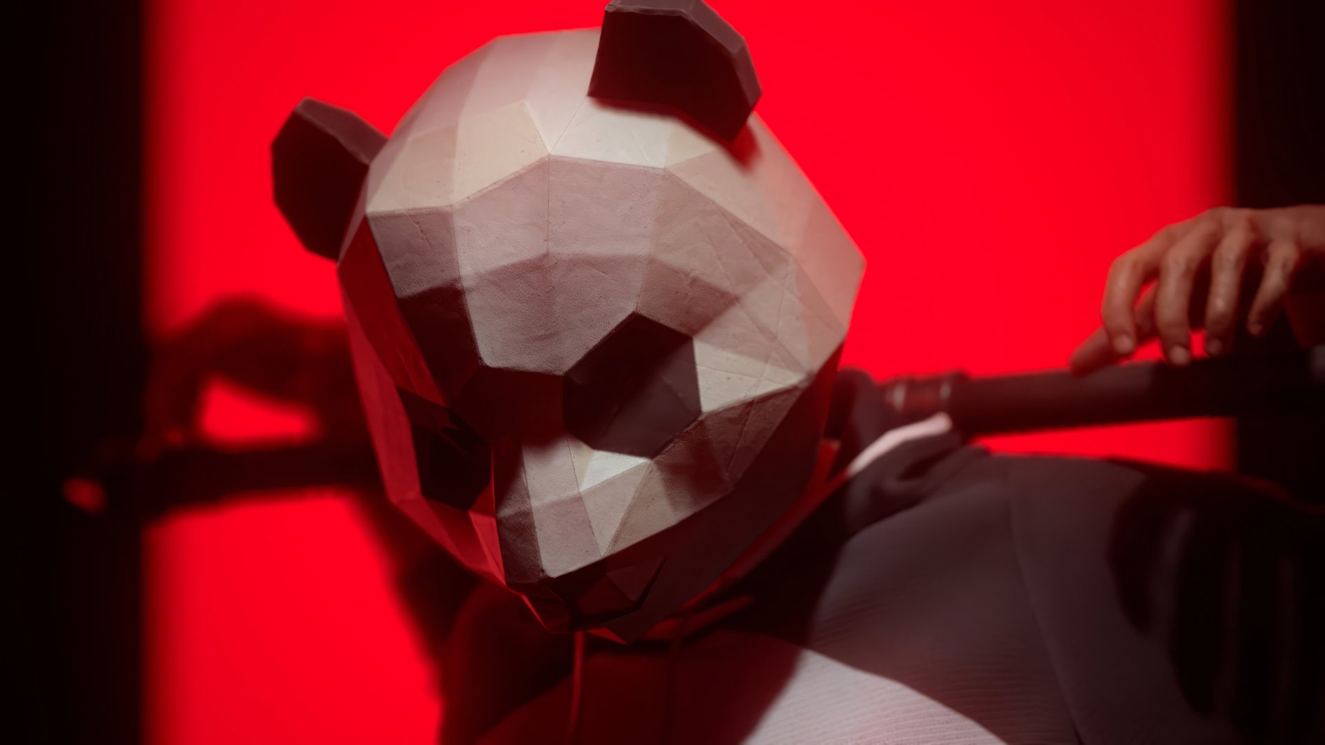 The Finals Game Panda Mask Character HD Wallpaper