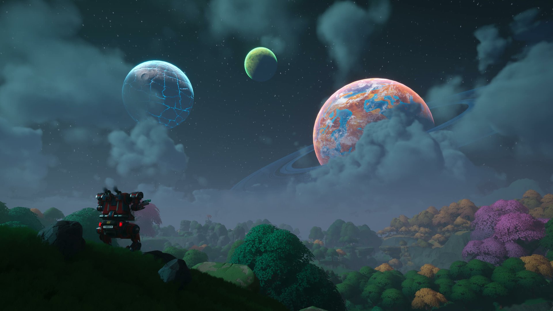 Lightyear Frontier Game Wallpaper | HD Extraterrestrial Landscape