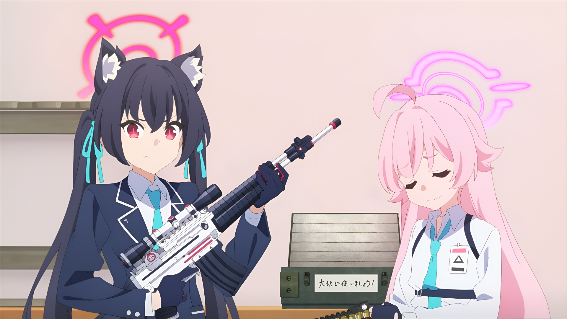 Blue Archive the Animation: Takanashi Hoshino & Kuromi Serika — 4K ...