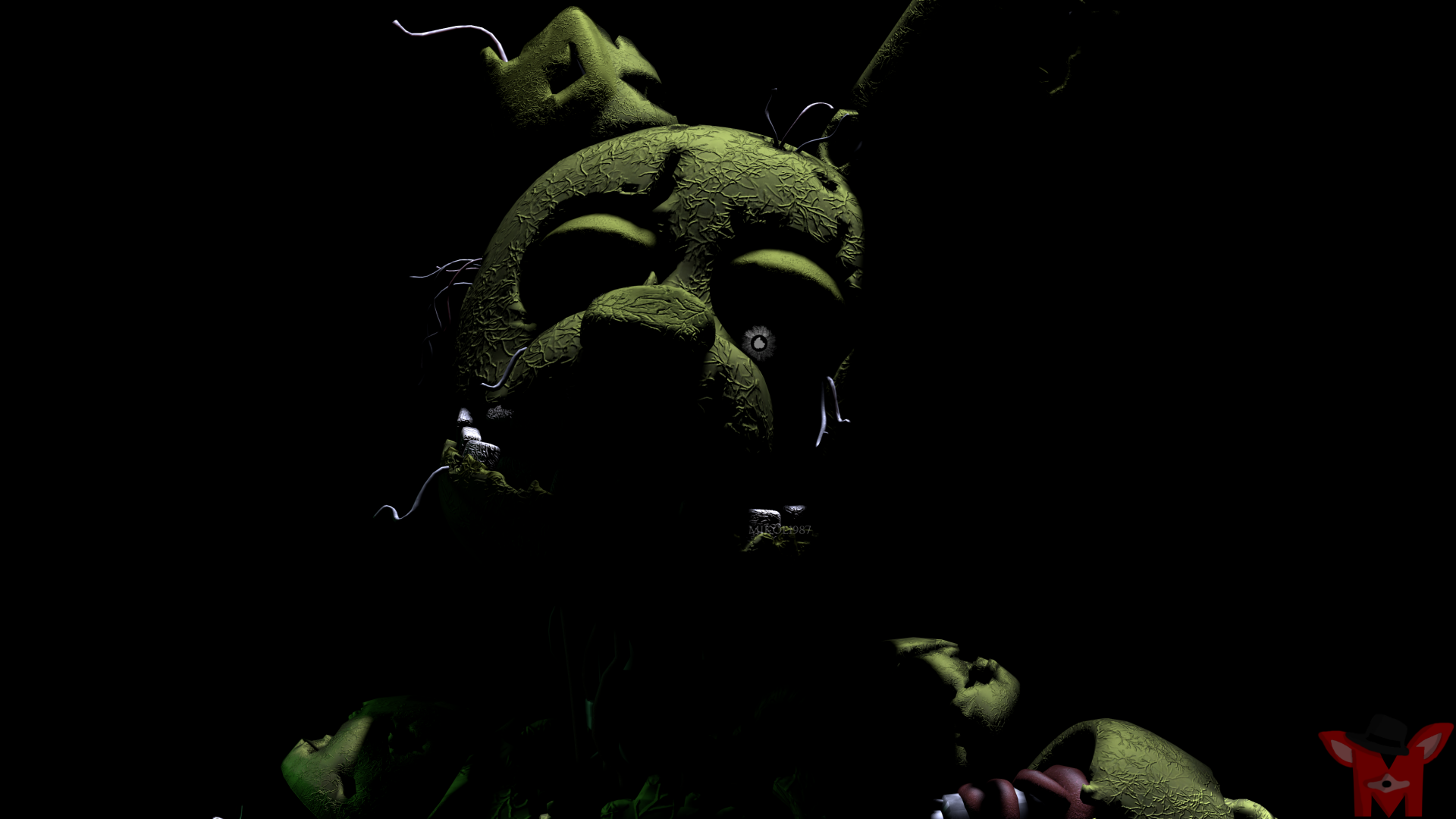 Five Nights at Freddy's 3 — Springtrap 4K Ultra HD Wallpaper by Mikol1987