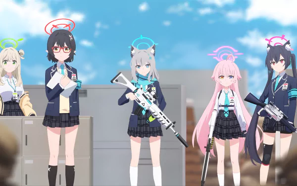 Download Anime Blue Archive The Animation Shiroko Sunaookami Blue ...