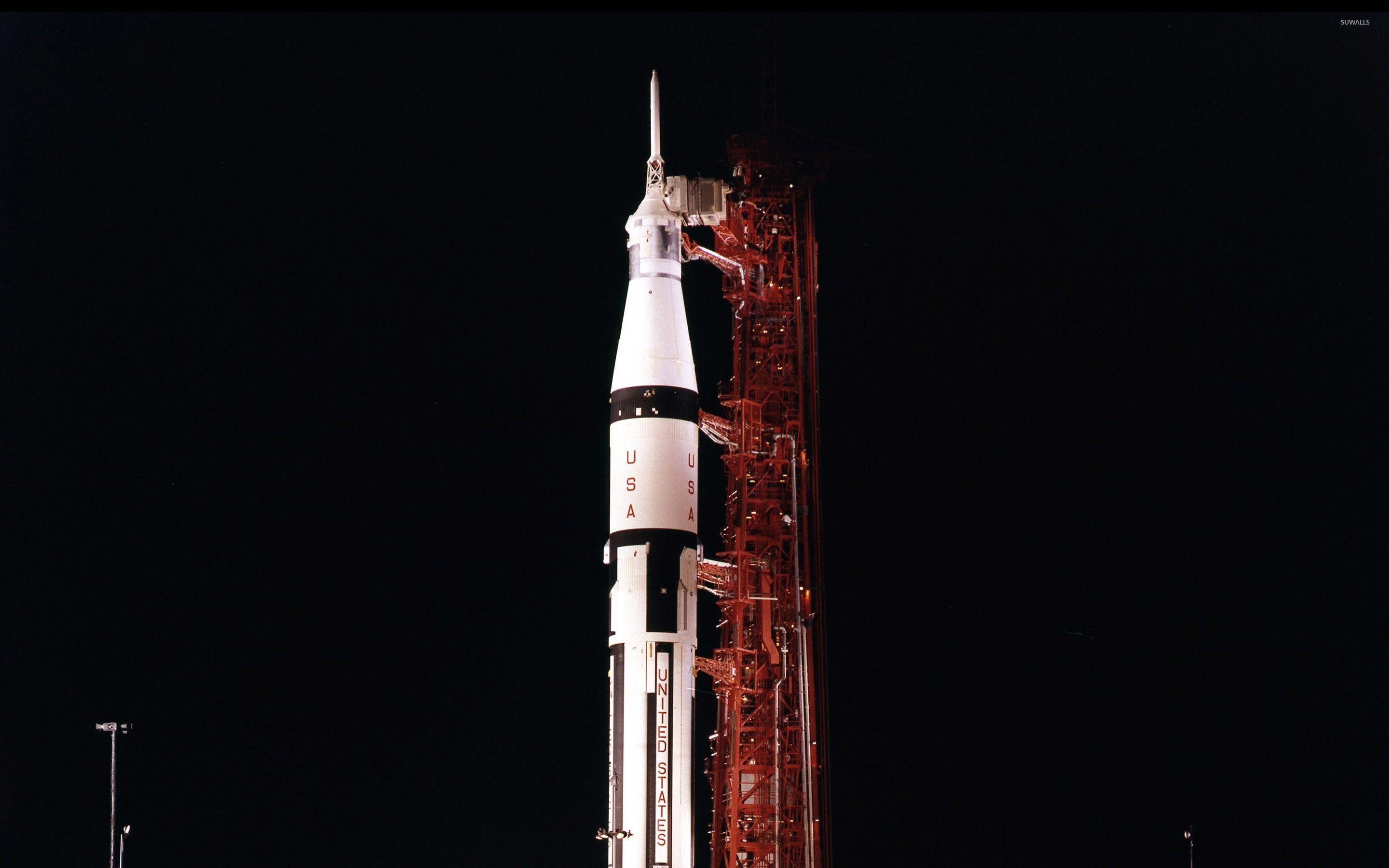 Saturn V Rocket HD Wallpaper