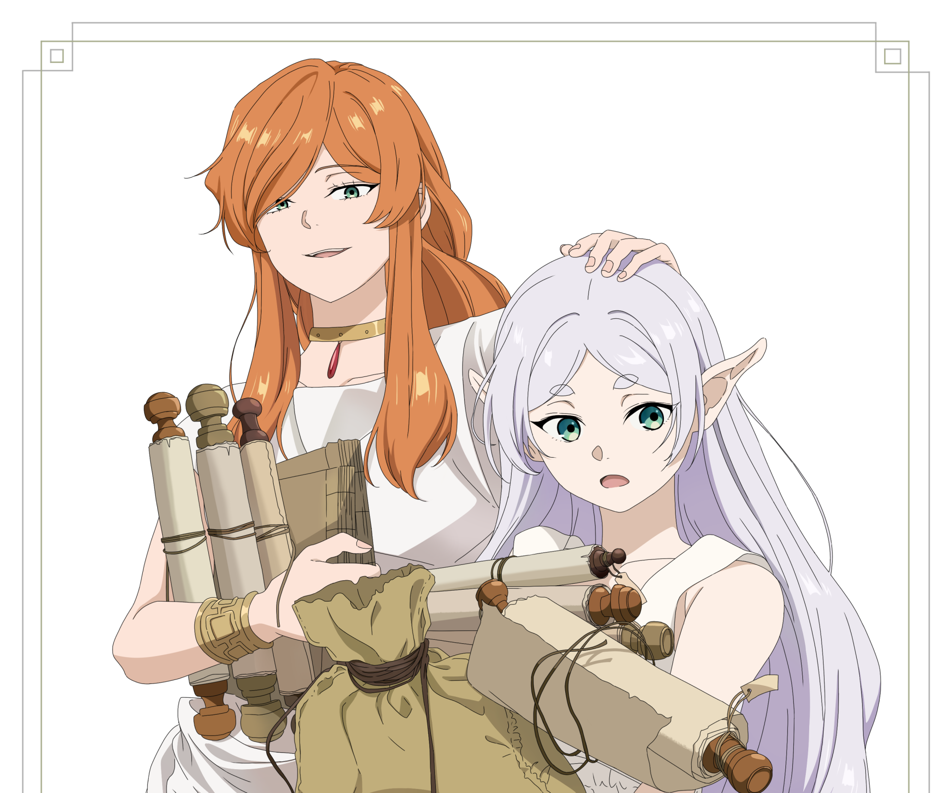 Frieren & Flamme HD Anime Wallpaper – Beyond Journey's End by Yuuri