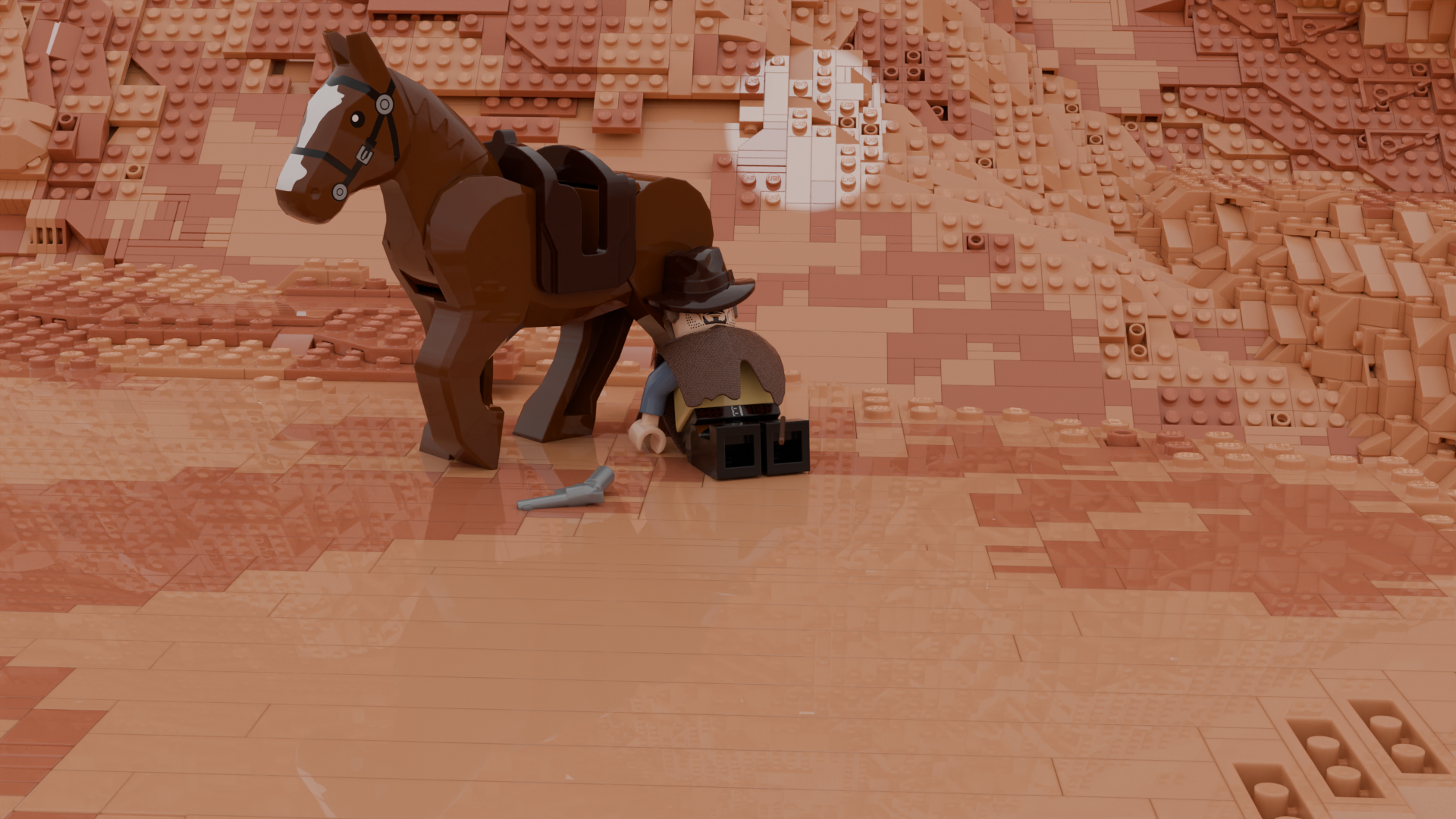 Lego Cowboy Western by Ar4na_ by Ar4na