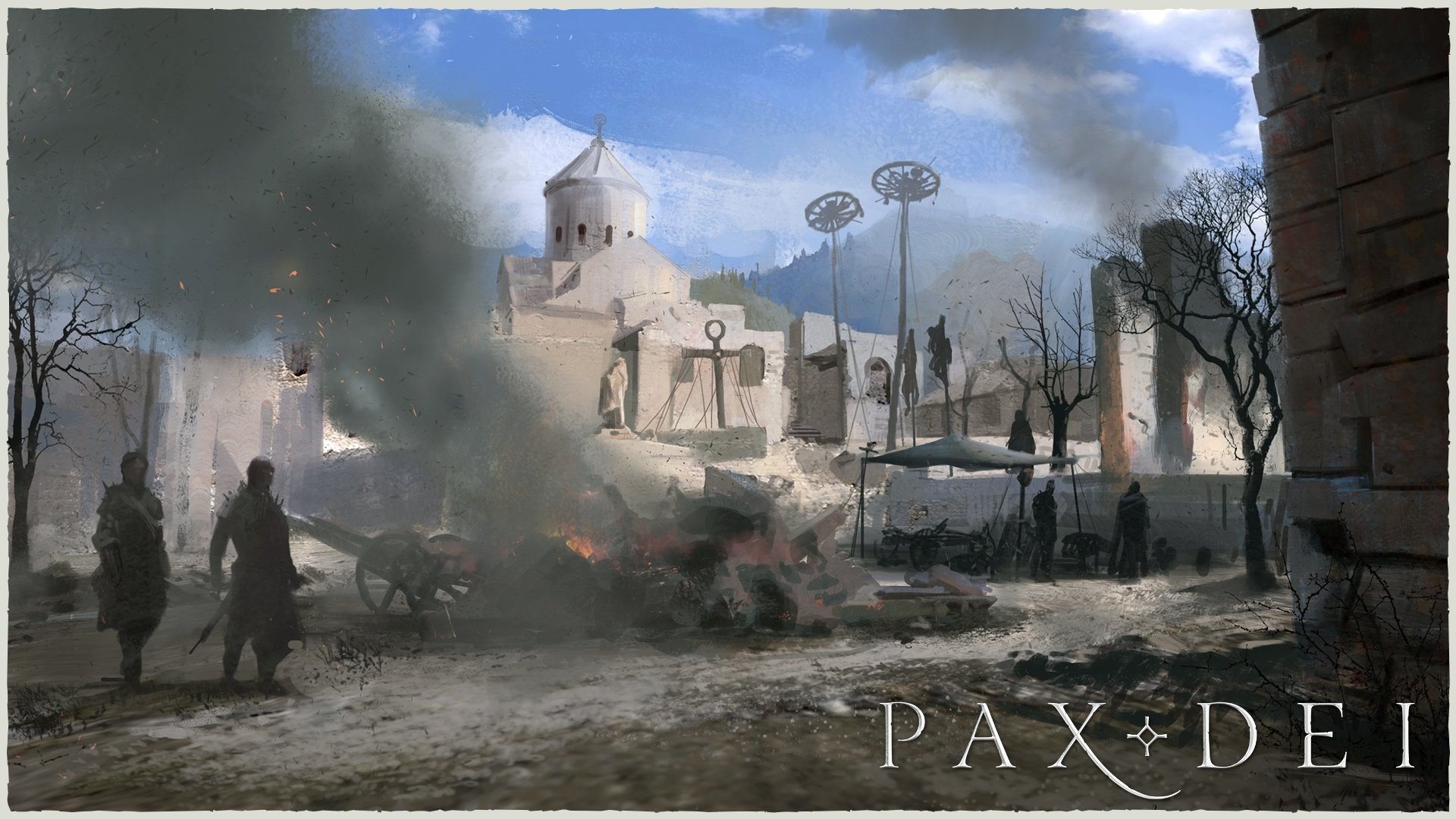 Pax Dei HD Wallpaper: Enchanted Battlegrounds