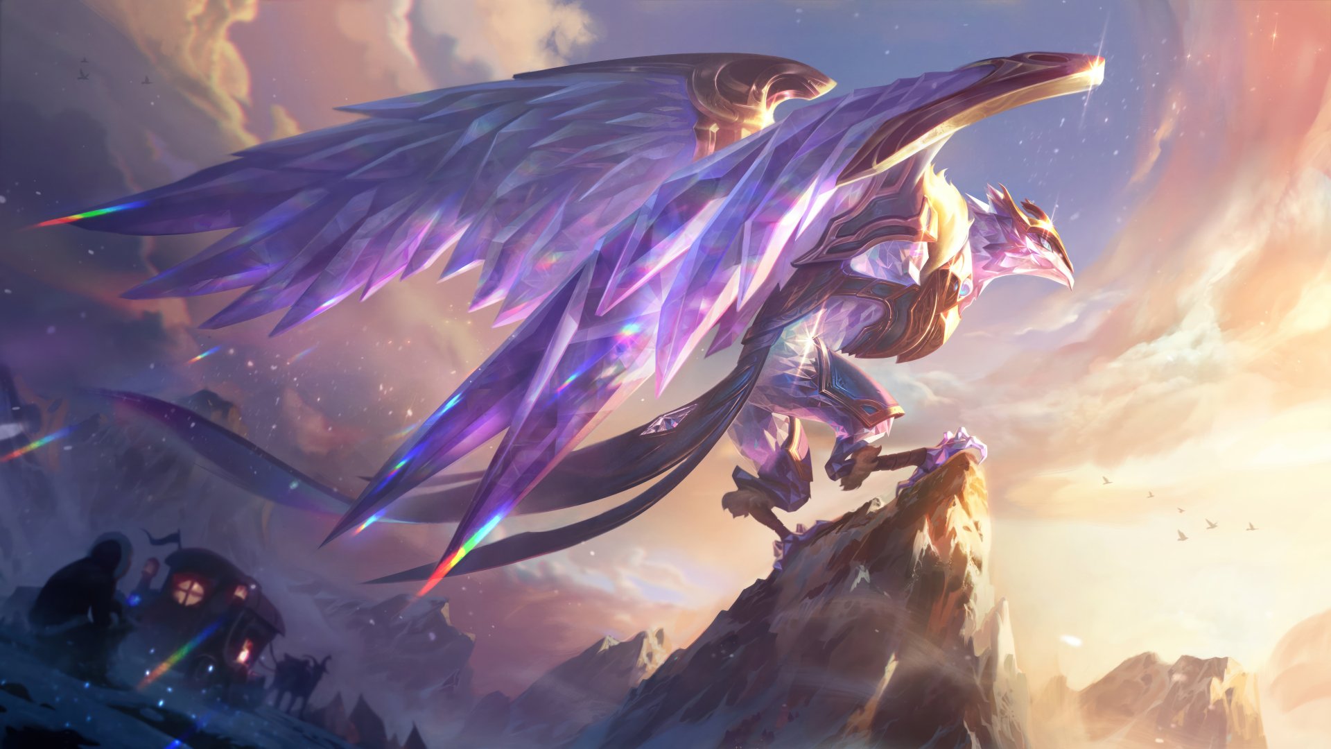Anivia Soars: 8K Ultra HD League of Legends Wallpaper