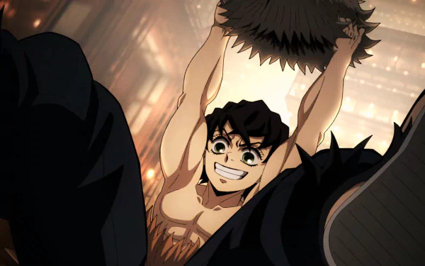 Inosuke Hashibira HD Wallpaper – Demon Slayer: Kimetsu no Yaiba Action ...