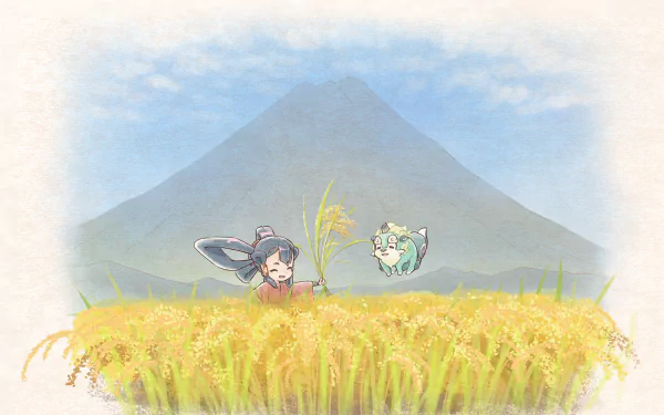 Download Anime Sakuna: Of Rice And Ruin Sakuna-hime HD Wallpaper by 山勝