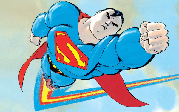 Tim Sale’s HD Superman Soars: Iconic DC Comics Wallpaper