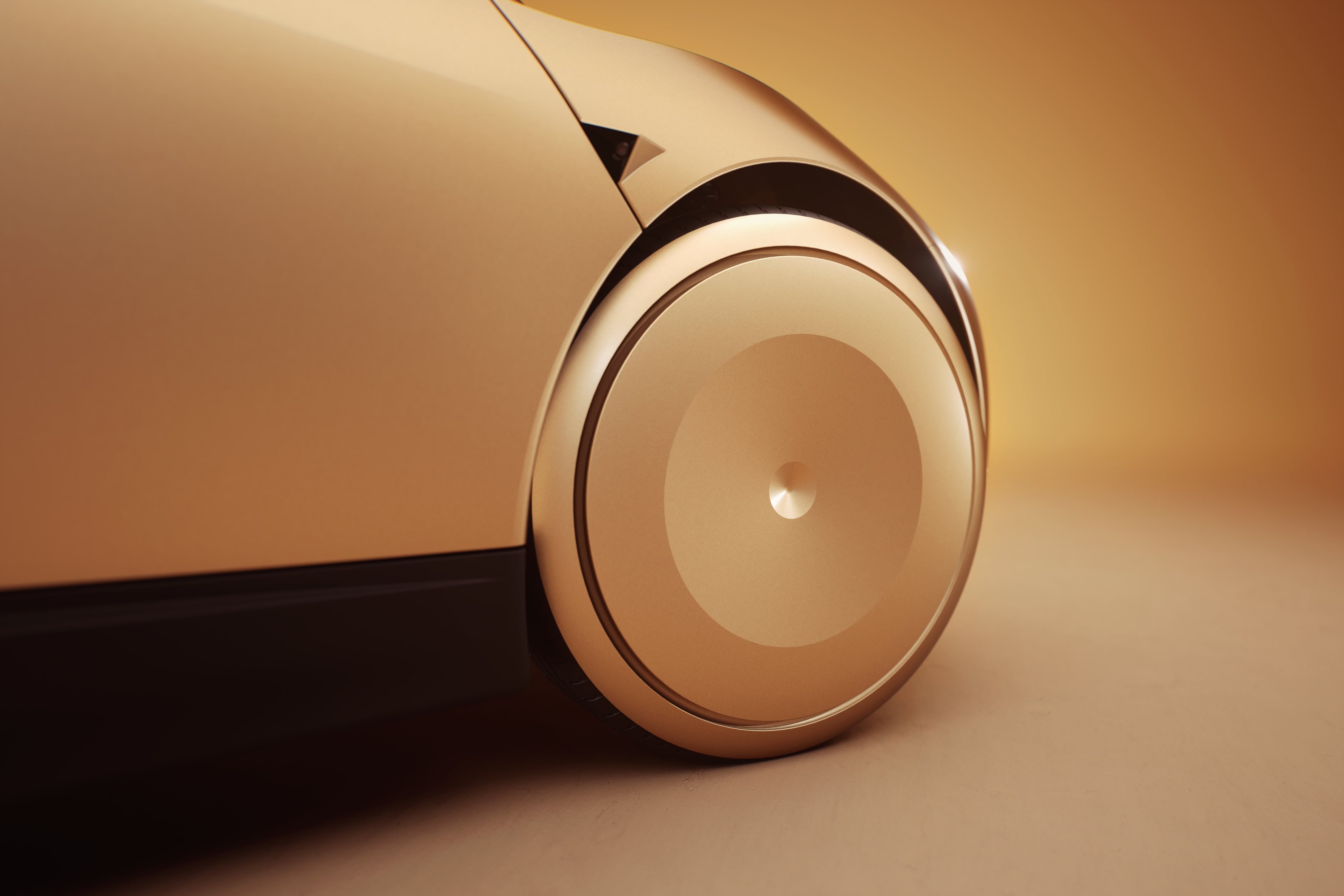 Futuristic Cybercab - 4K Ultra HD Wallpaper