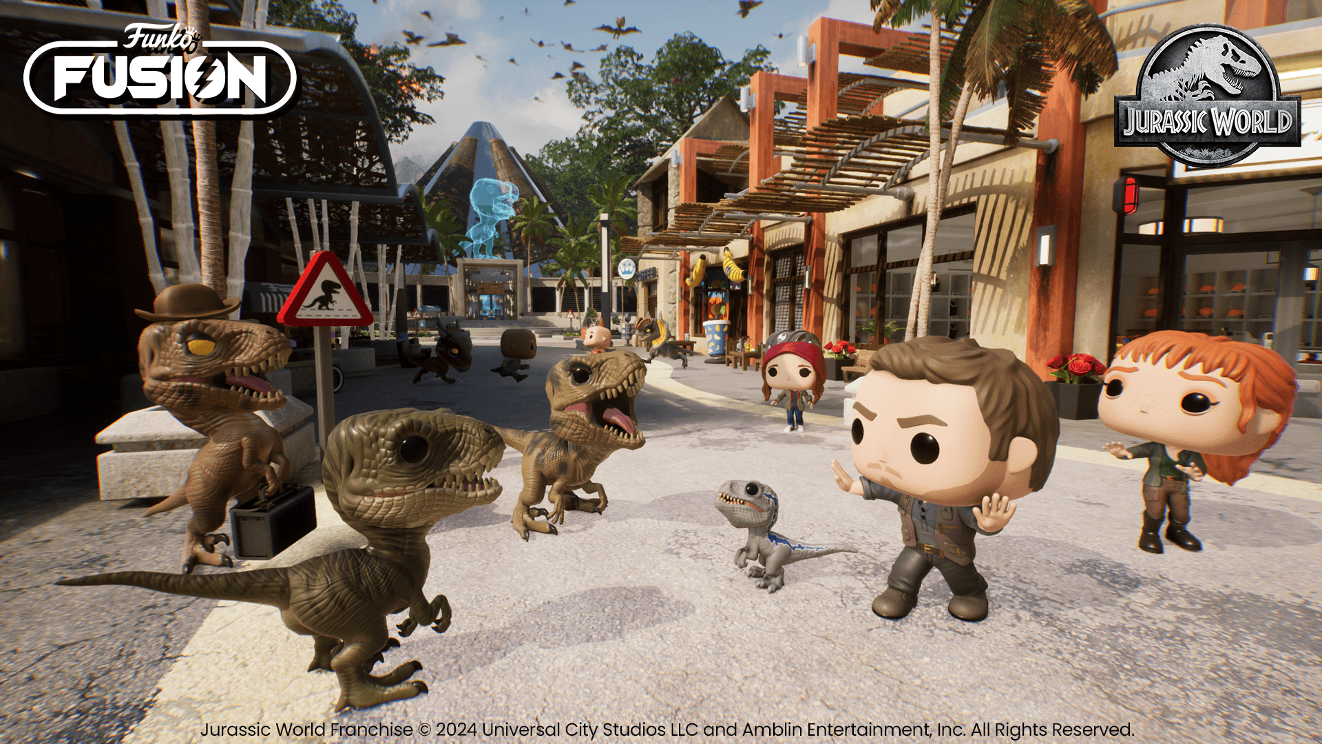 Funko Fusion: Jurassic World HD Wallpaper Adventure
