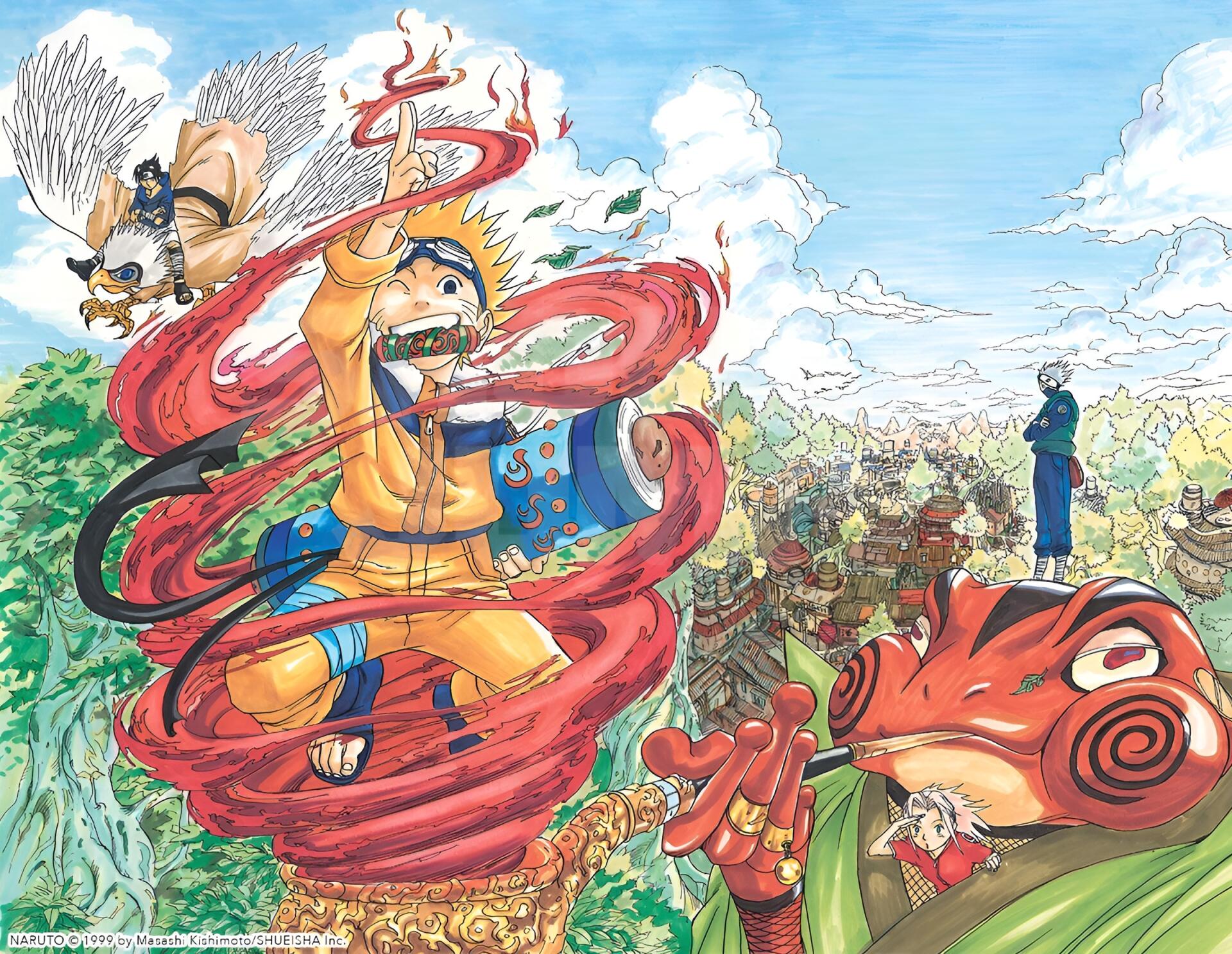 Naruto HD Anime Wallpaper: Epic Manga Battle Scene in Vivid Detail ...
