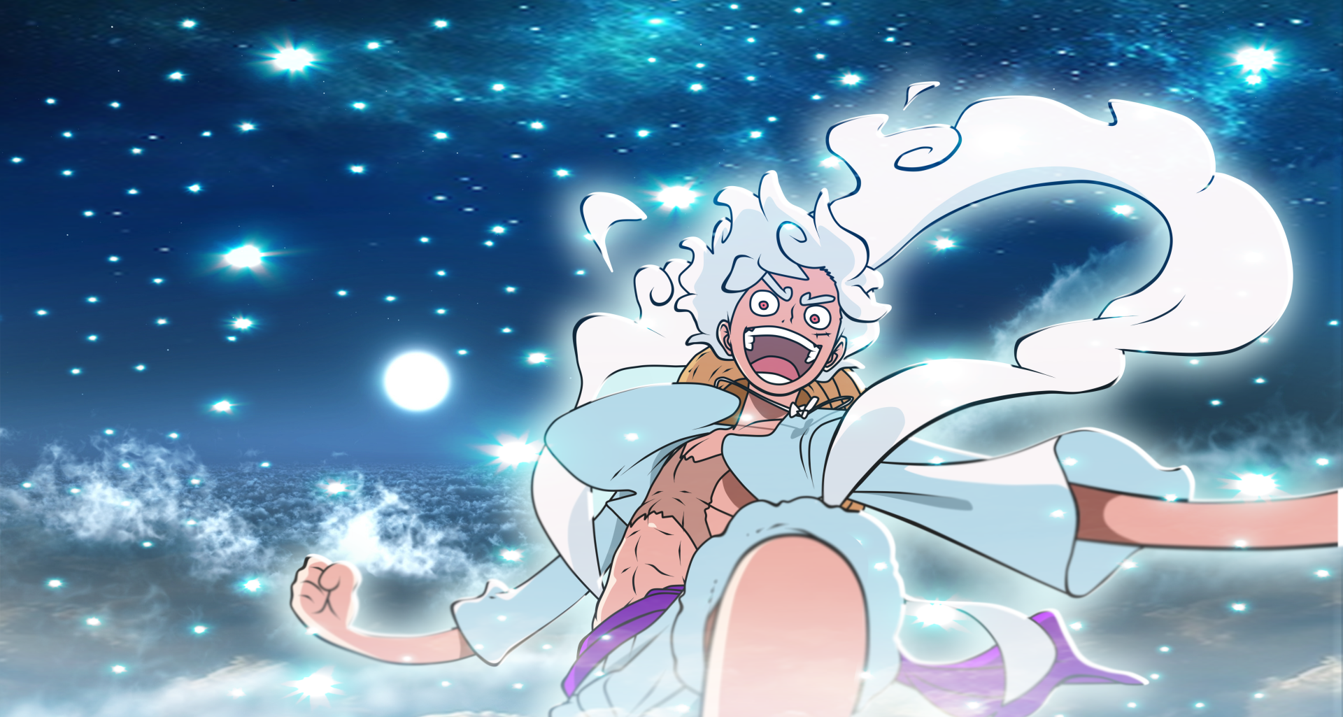 Download Anime One Piece Monkey D. Luffy Gear 5 (One Piece) 4k Ultra HD ...