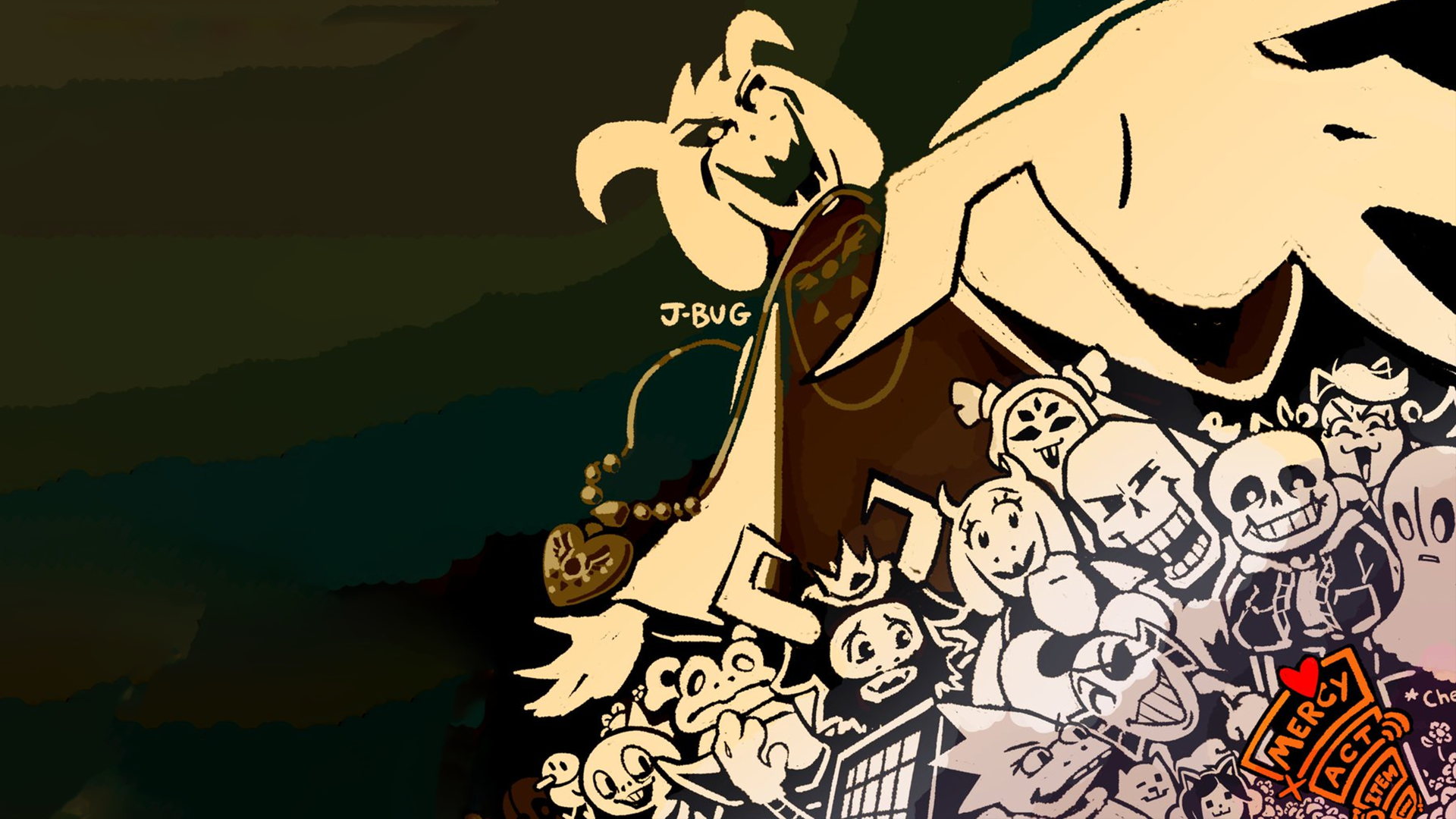 4K Ultra HD Undertale Asriel Epic Wallpaper Showcase by J-Bug