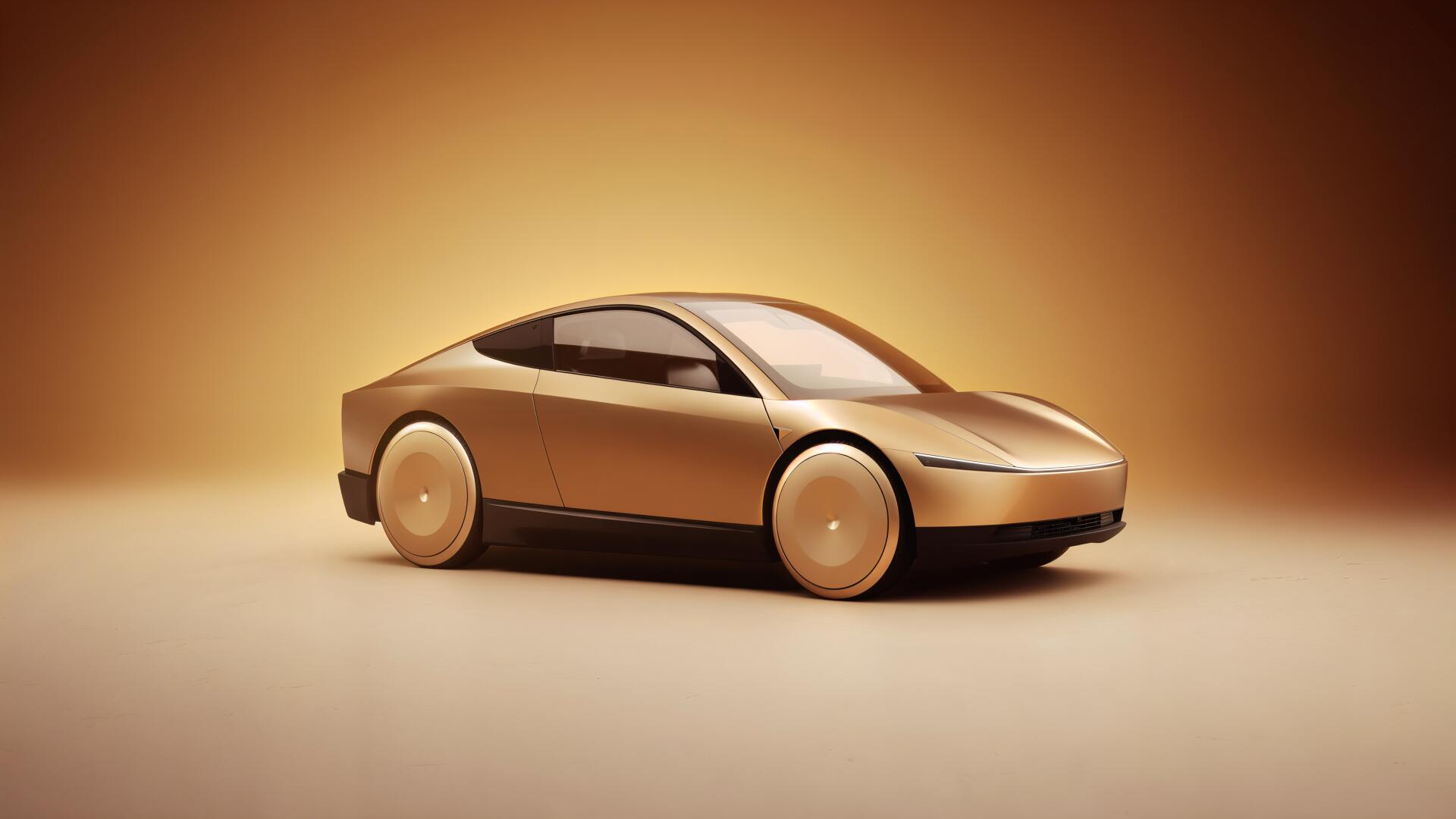 Stunning Cybercab: 4K Ultra HD Wallpaper