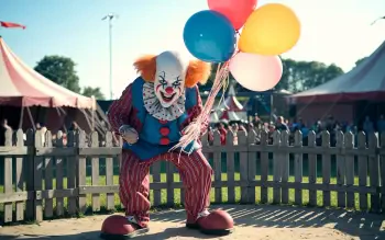 Clown Mushroom Cloud Wallpaper Hd