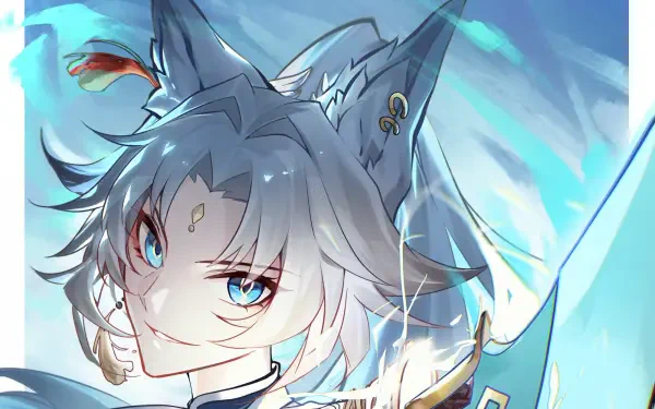 Feixiao from Honkai: Star Rail - Stunning HD Wallpaper by 酞青蓝蓝蓝