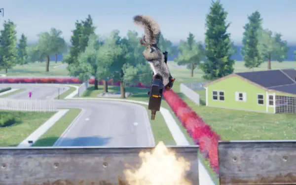 Epic Squirrel with a Gun HD Wallpaper for Gamers