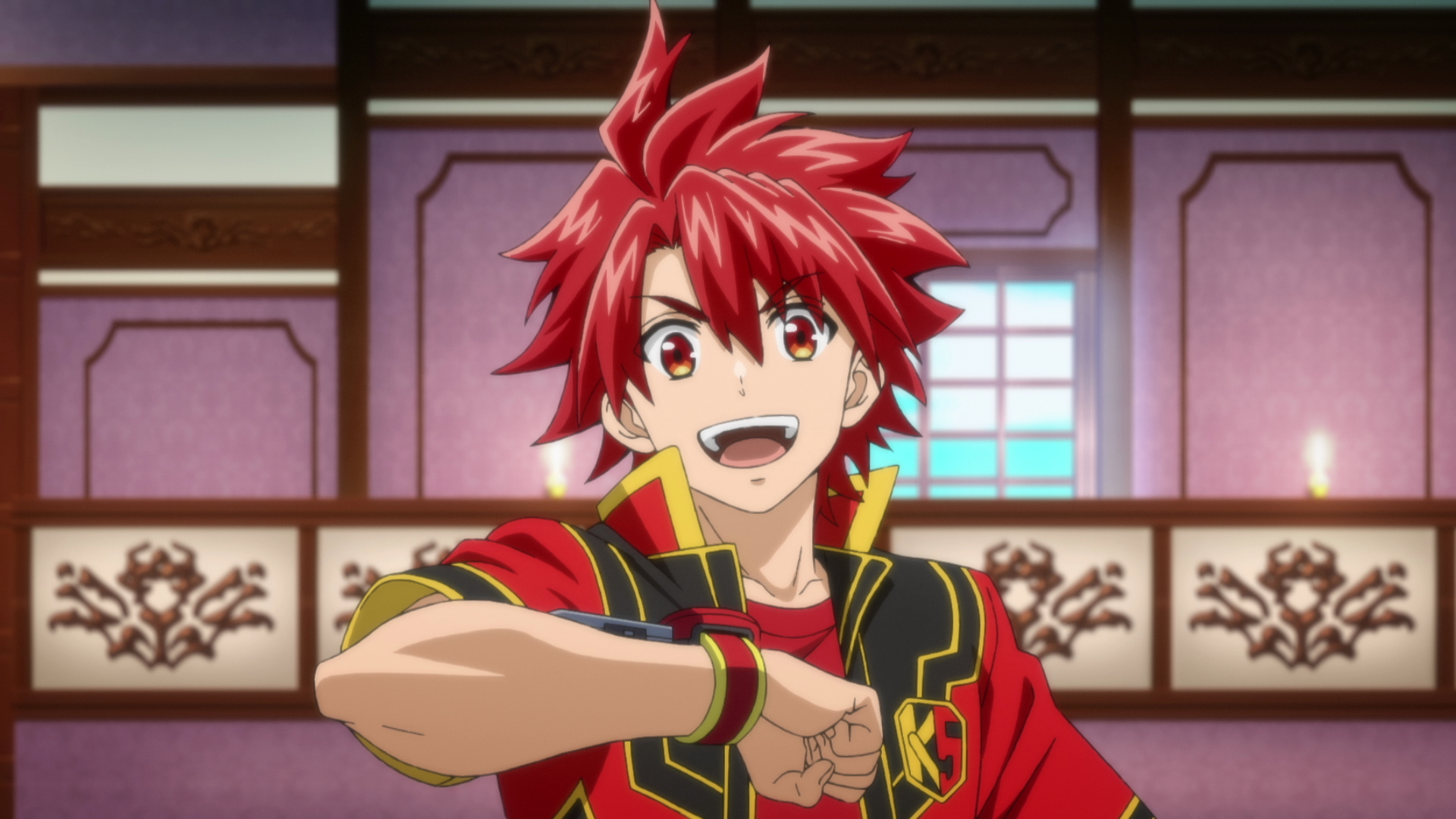 Anime HD Wallpaper: The Red Ranger's Adventurous Journey