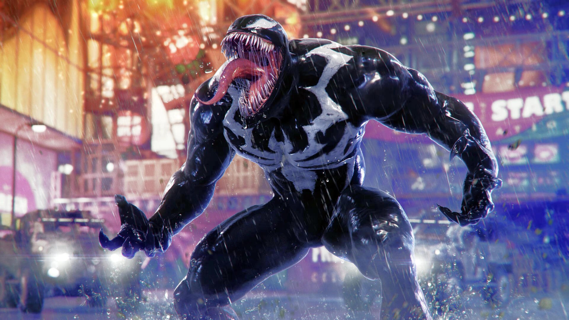 Venom Unleashed: Marvel's Spider-Man 2 4K Ultra HD Wallpaper