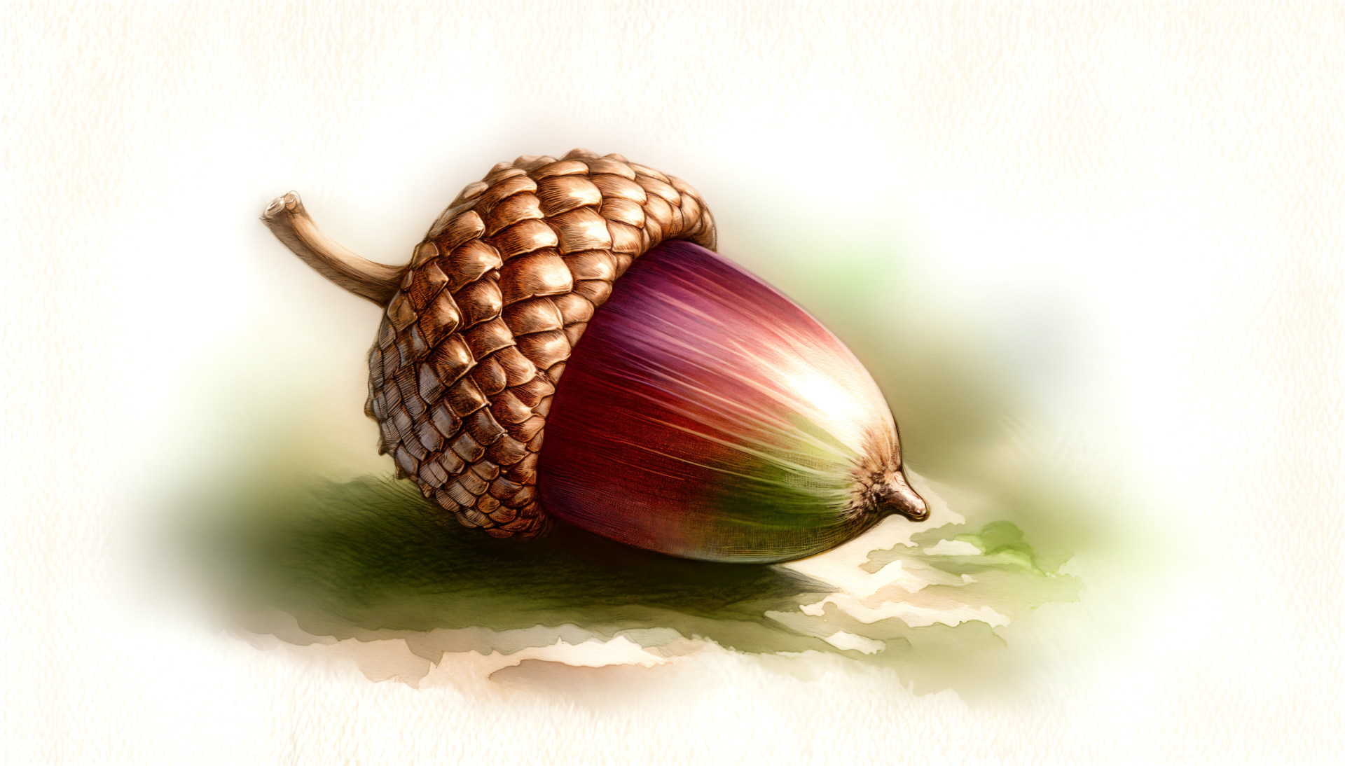 Vibrant Acorn: 4K Ultra HD Wallpaper by QuantumCurator