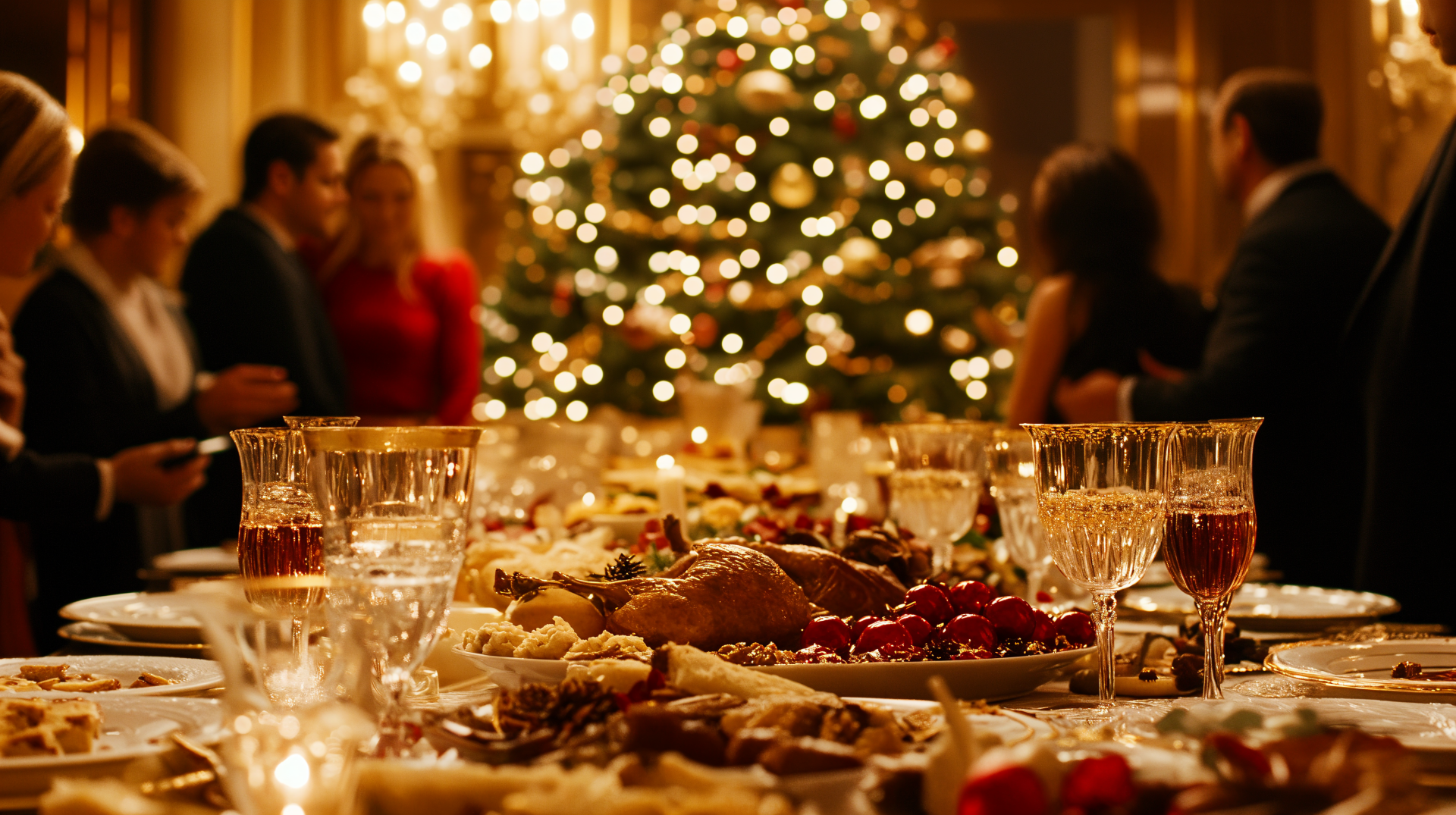 Festive Feast: A 4K Ultra HD Holiday Party Celebration by robokoboto