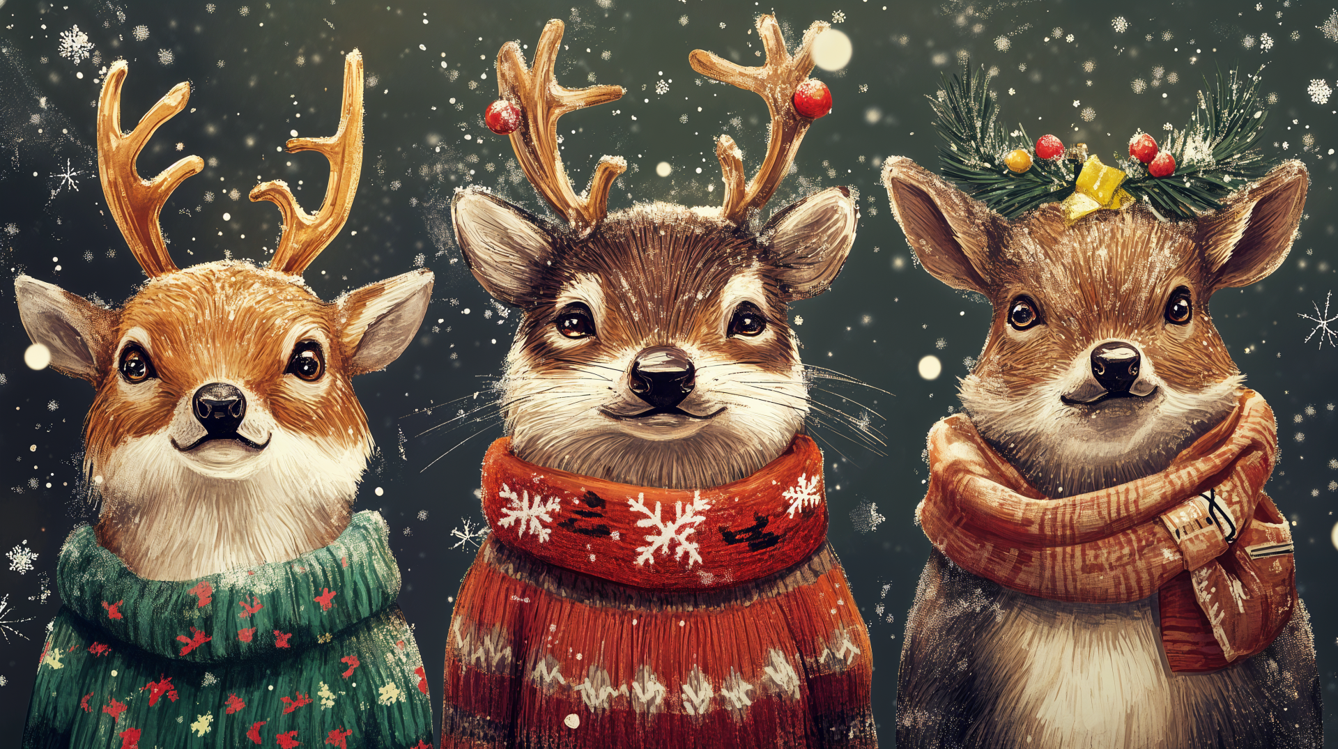 Festive Animals in 4K Ultra HD Delight by robokoboto