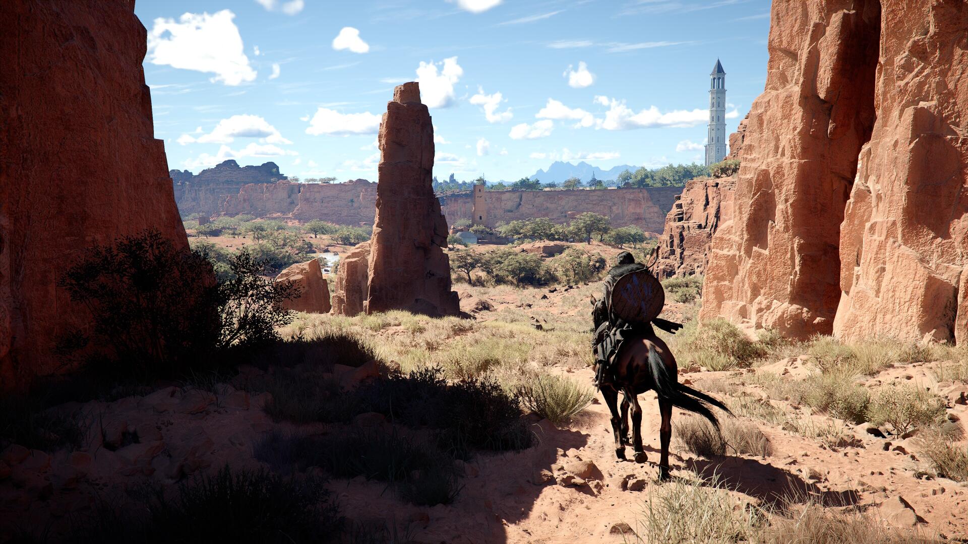 Crimson Desert Valley: A Stunning 4K Ultra HD Wallpaper