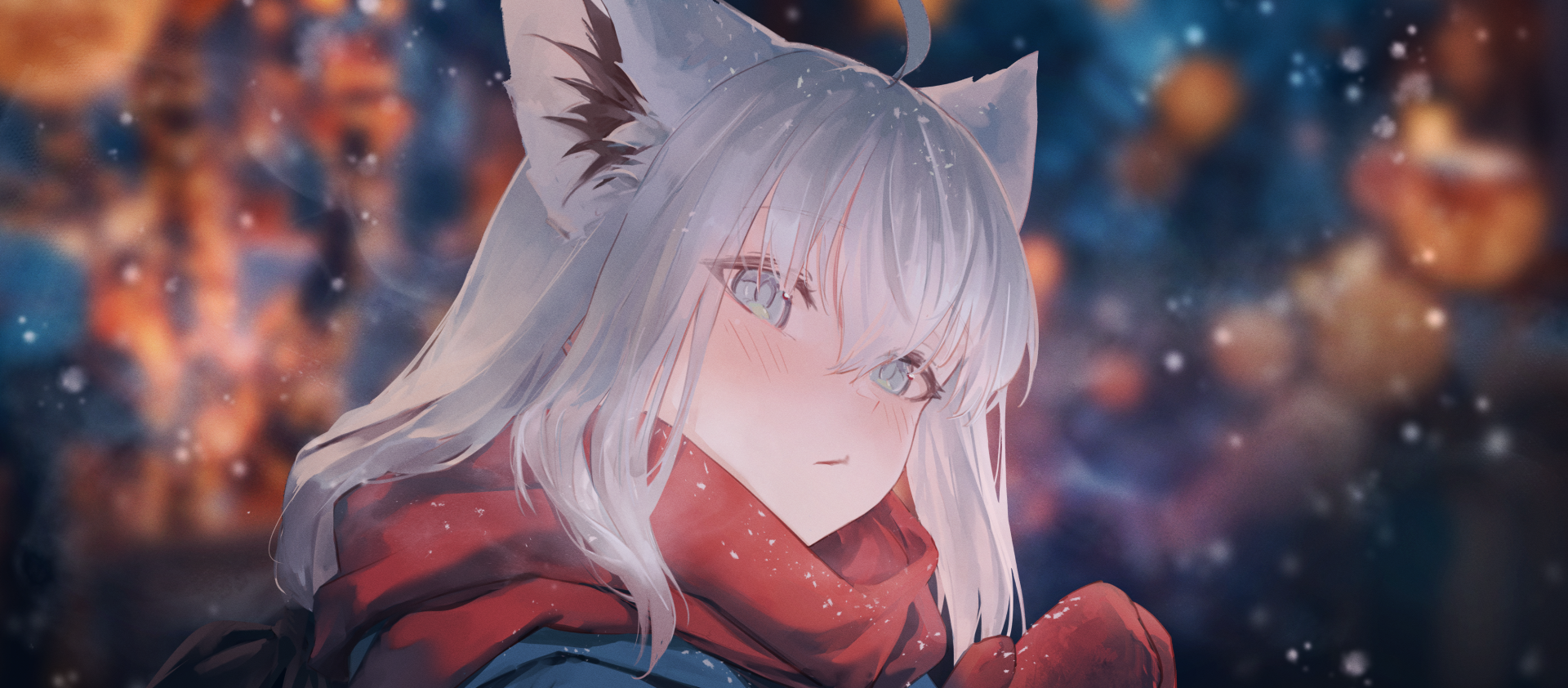 Shirakami Fubuki HD Anime Wallpaper – Hololive Virtual Star Charm by Hyde