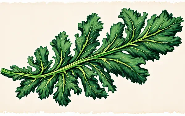 Vibrant Kale: A 4K Ultra HD Wallpaper by QuantumCurator