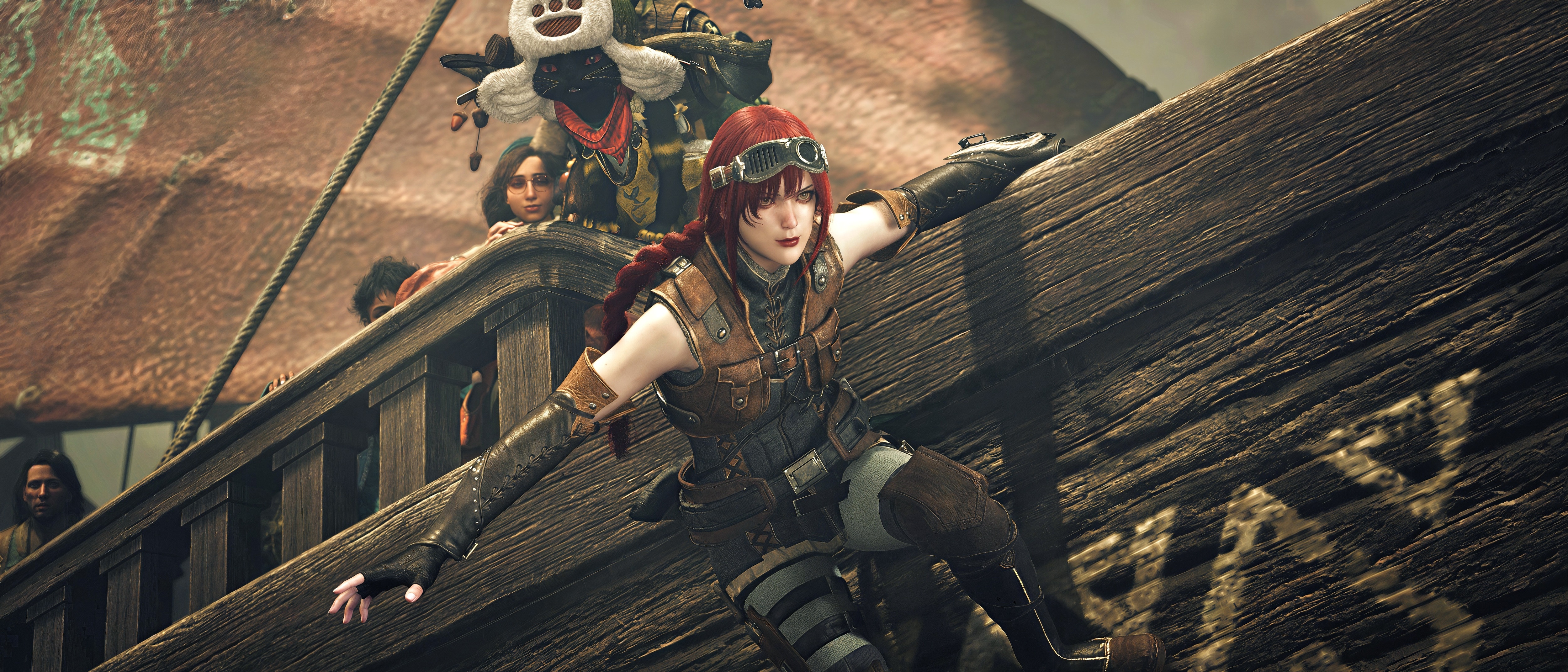 Epic Adventure in Monster Hunter Wilds - HD Wallpaper