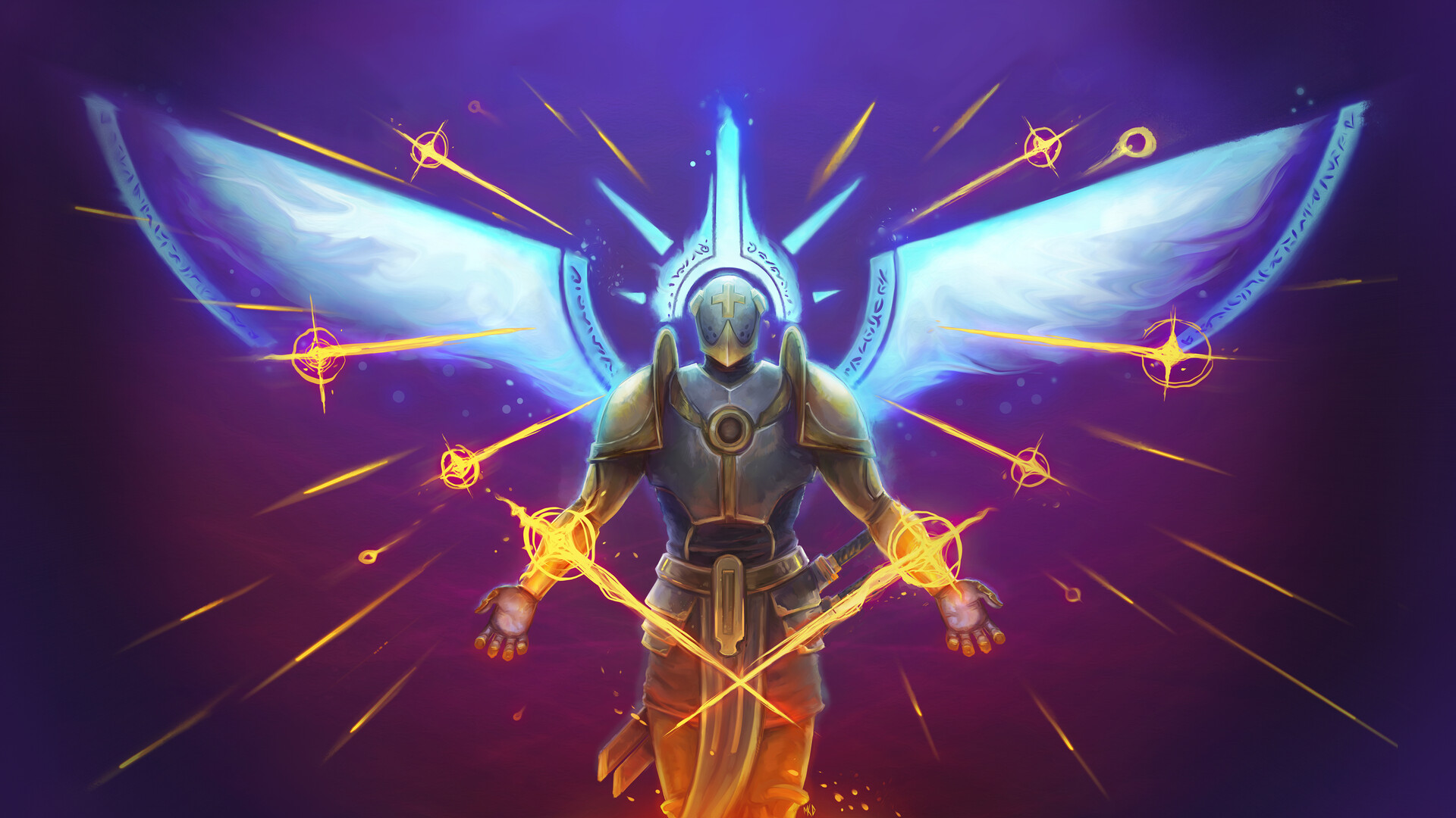 ULTRAKILL Paladin RPG HD Wallpaper – Epic Video Game Art