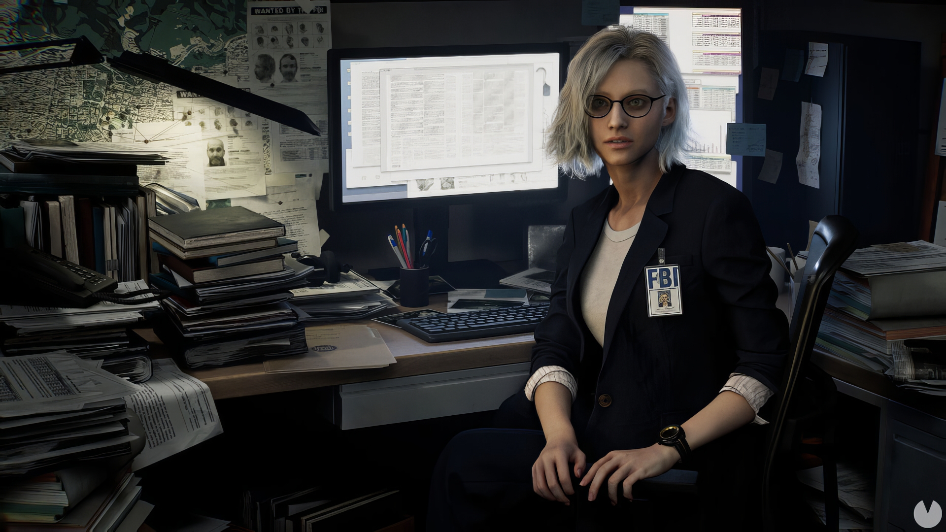 Resident Evil Requiem HD Wallpaper – Intense Video Game Scene