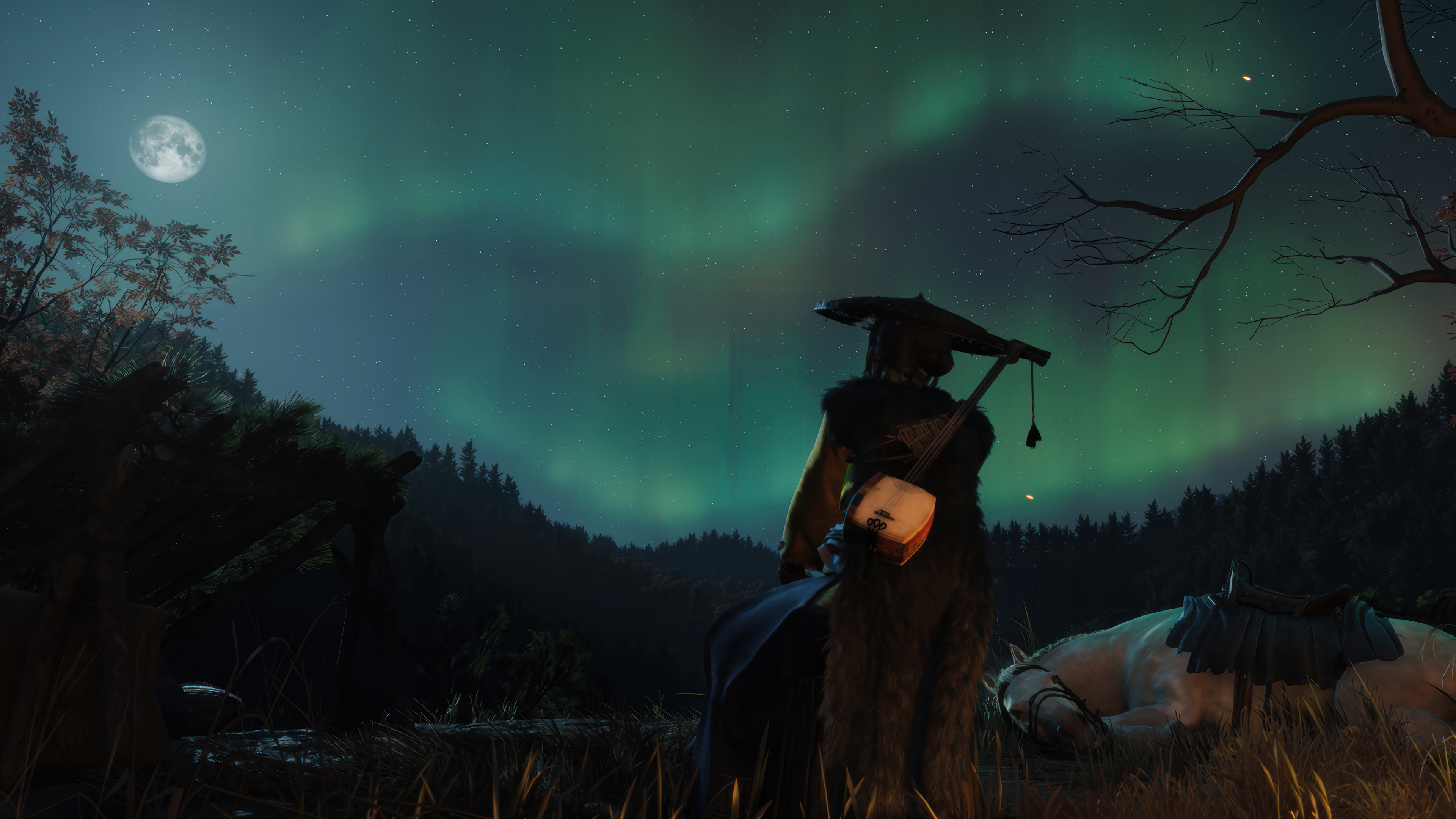 Ghost of Yōtei 4K Ultra HD Wallpaper – Immersive Gaming Environment Scene