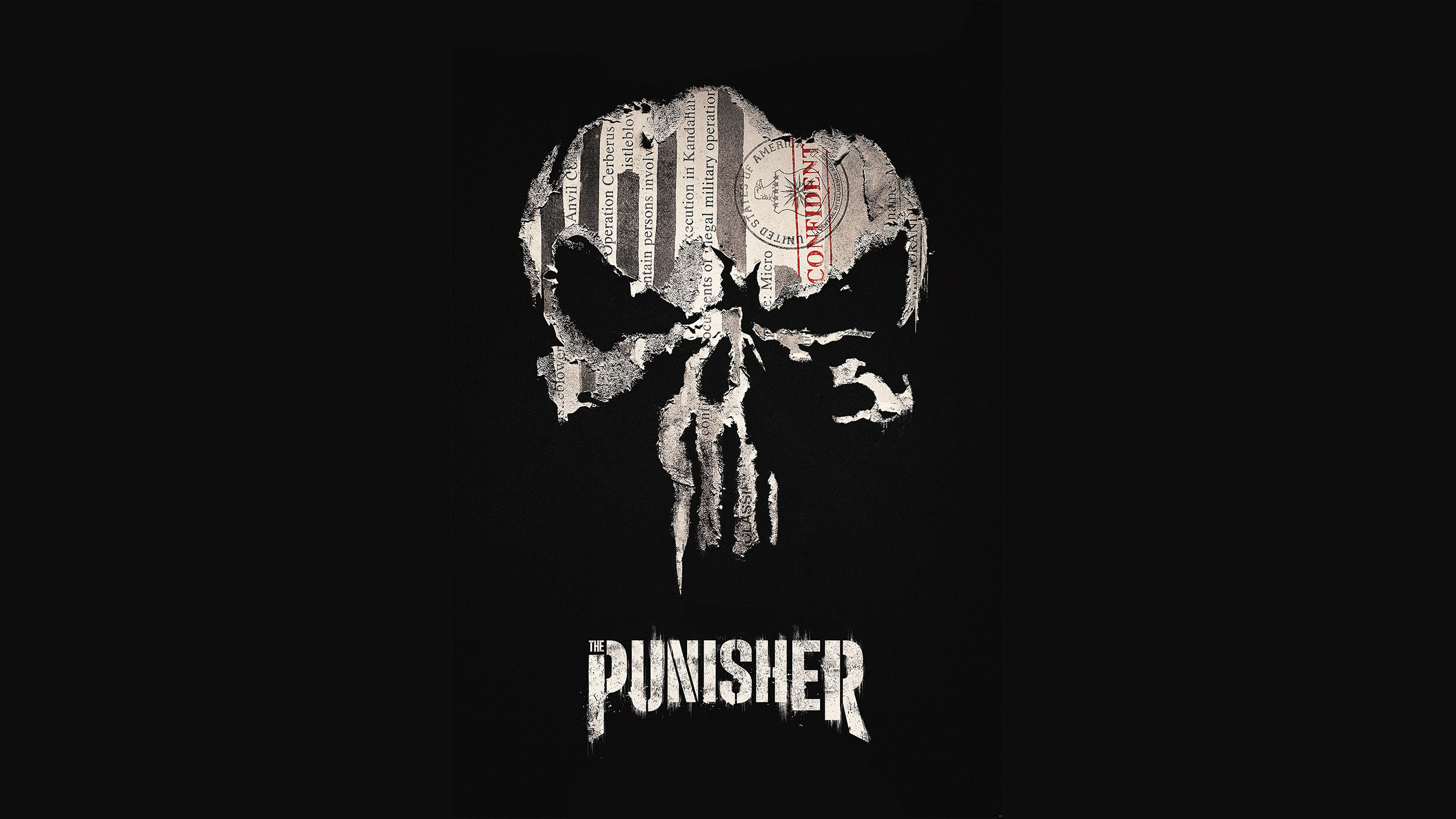 HD Punisher TV Show Wallpaper – Dark Skull Icon
