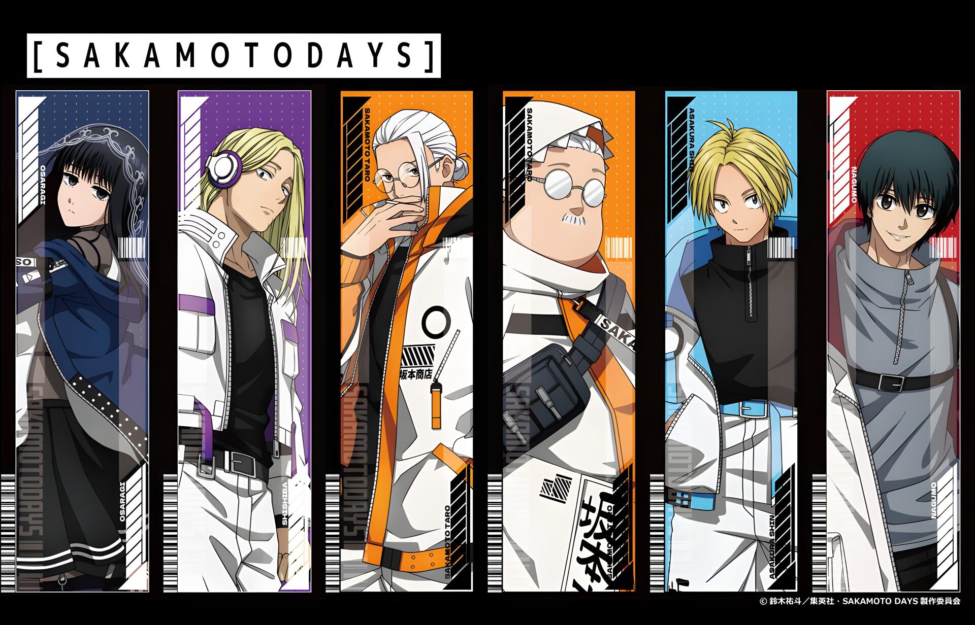 Sakamoto Days 4K Ultra HD Anime Wallpaper – Vivid Characters United