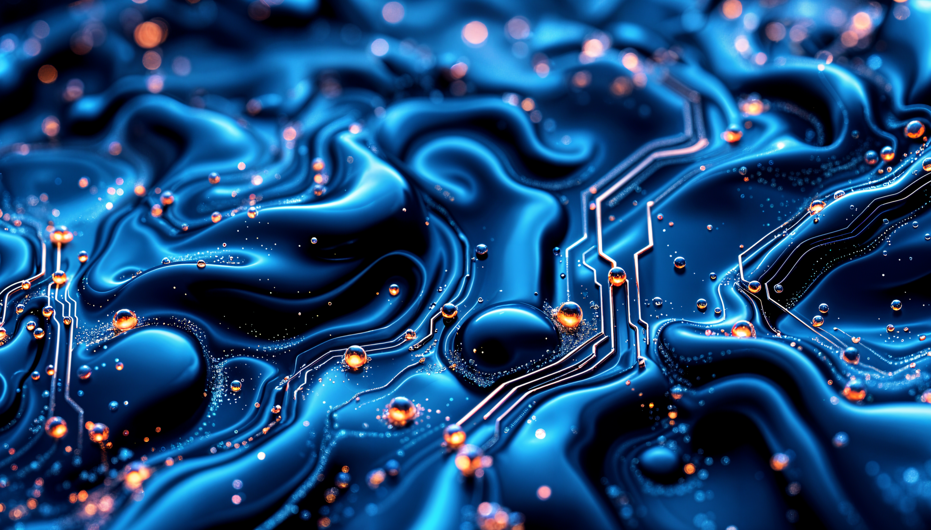 Vibrant Circuit Board Pattern | 4K Ultra HD Wallpaper by QuantumCurator